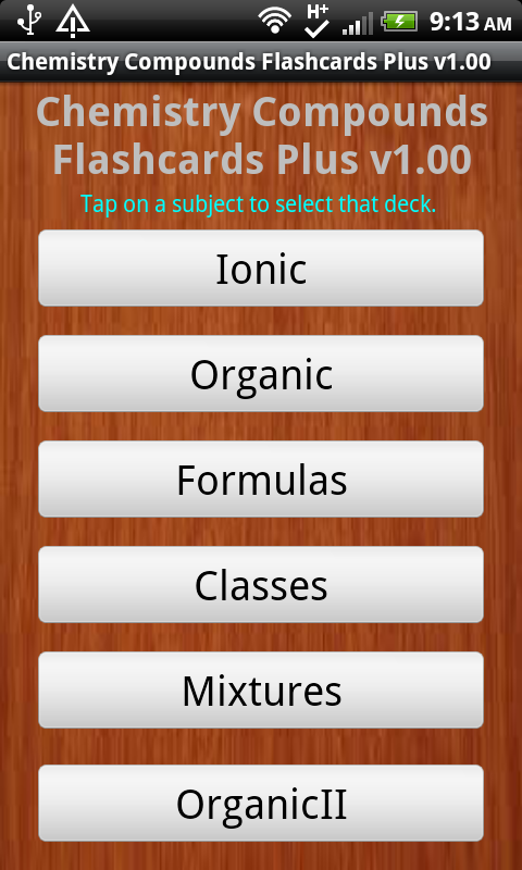 Chemistry Compounds Flashcards Plus:Amazon.com:Appstore for Android