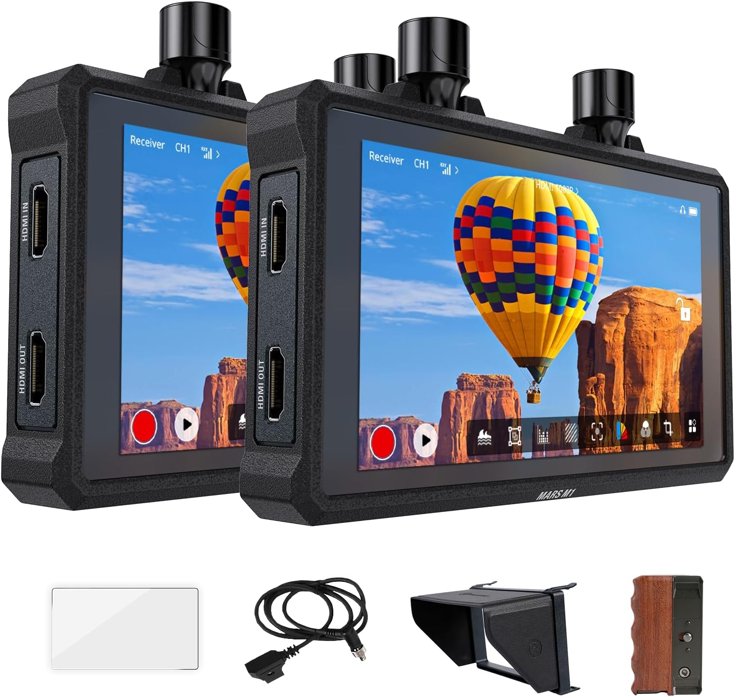 Amazon.com : HollyView Mars M1 Enhanced (Duo) + Accessories - USB Video ...