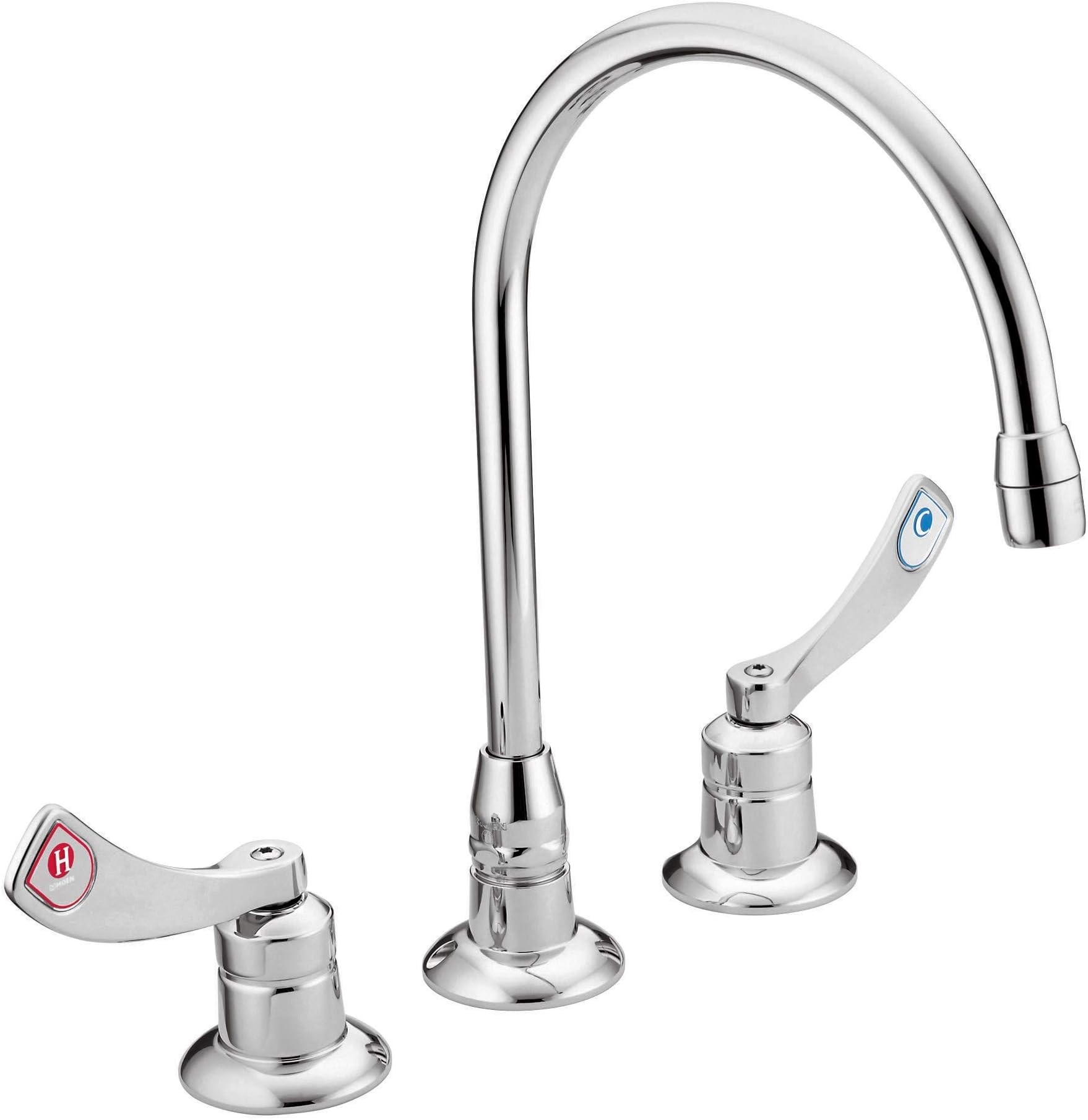 Moen 8248 Commercial M-Dura Kitchen Faucet 2.2 gpm, Chrome, 0.5 ...