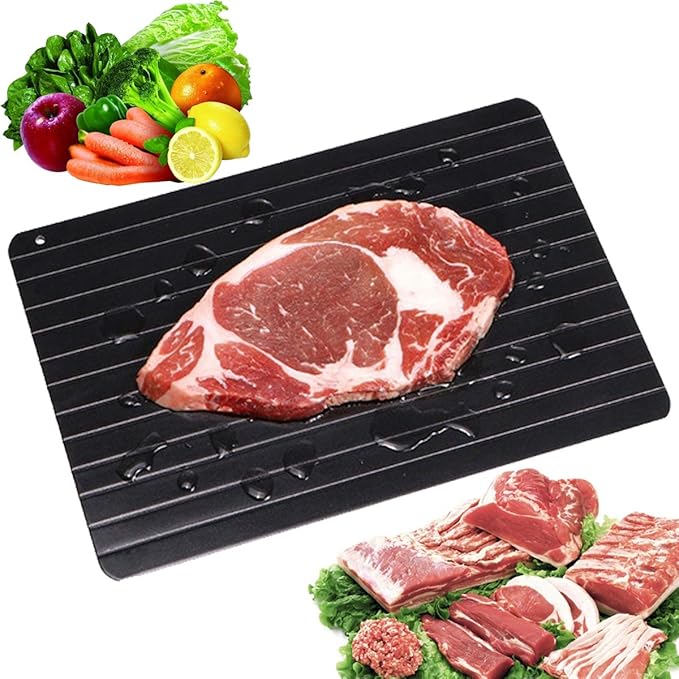 Amazon.com | Haploon Rapid Defrosting Tray, High Density Aluminum ...