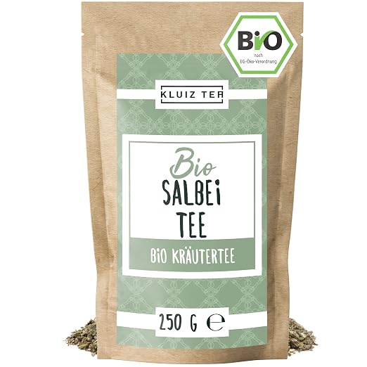 Salbeitee Bio lose - 250 Gramm Bio Salbei Tee I 100% natürlicher Salbei ...