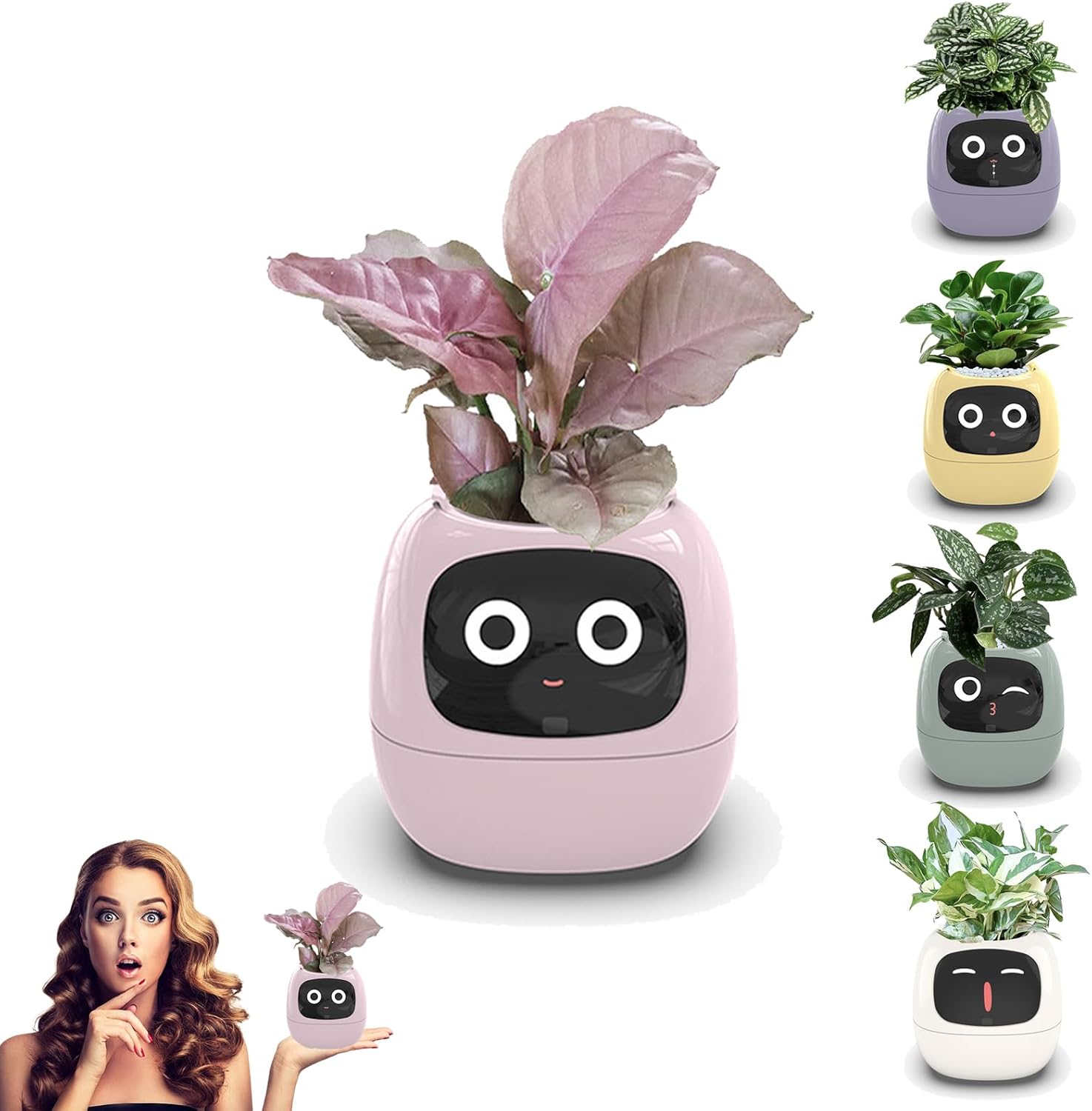 Amazon.com : Plantagotchi - AI Smart Planter Companion, A Flowerpot ...