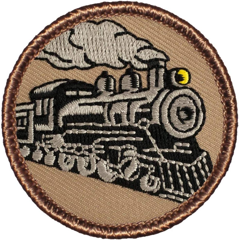 Amazon.com: Train Patrol Patch - 2" Diameter Round Embroidered Patch ...