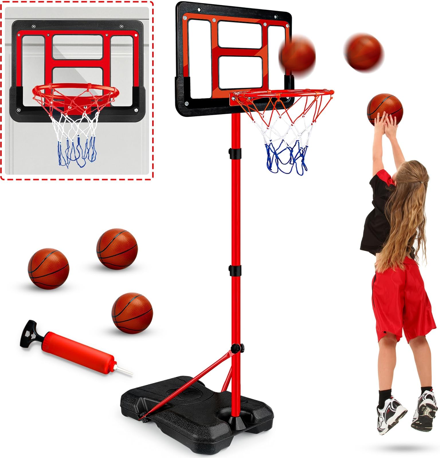 Amazon.com: Delta Children Disney Minnie Mouse Basketball Hoop Set for ...