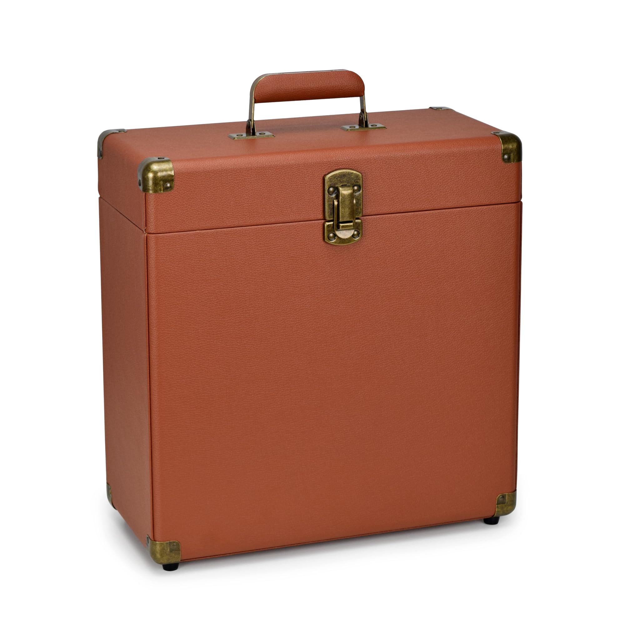 Snapklik.com : Retro Vinyl Record Storage Carrying Case, Holds 30 ...