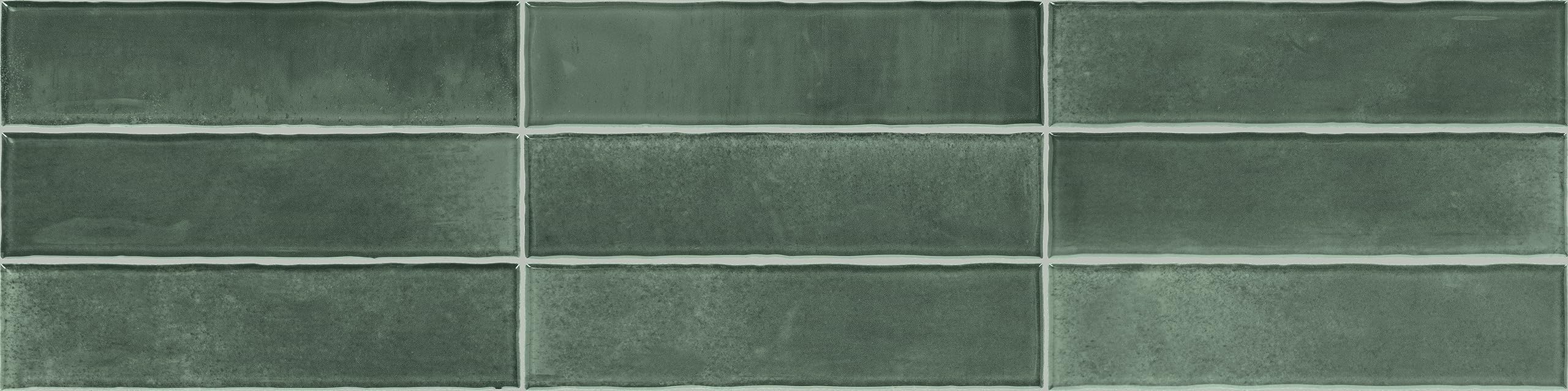 Scandiano Handmade Glossy 2.5x10 Subway Porcelain Wall Tile backsplash ...