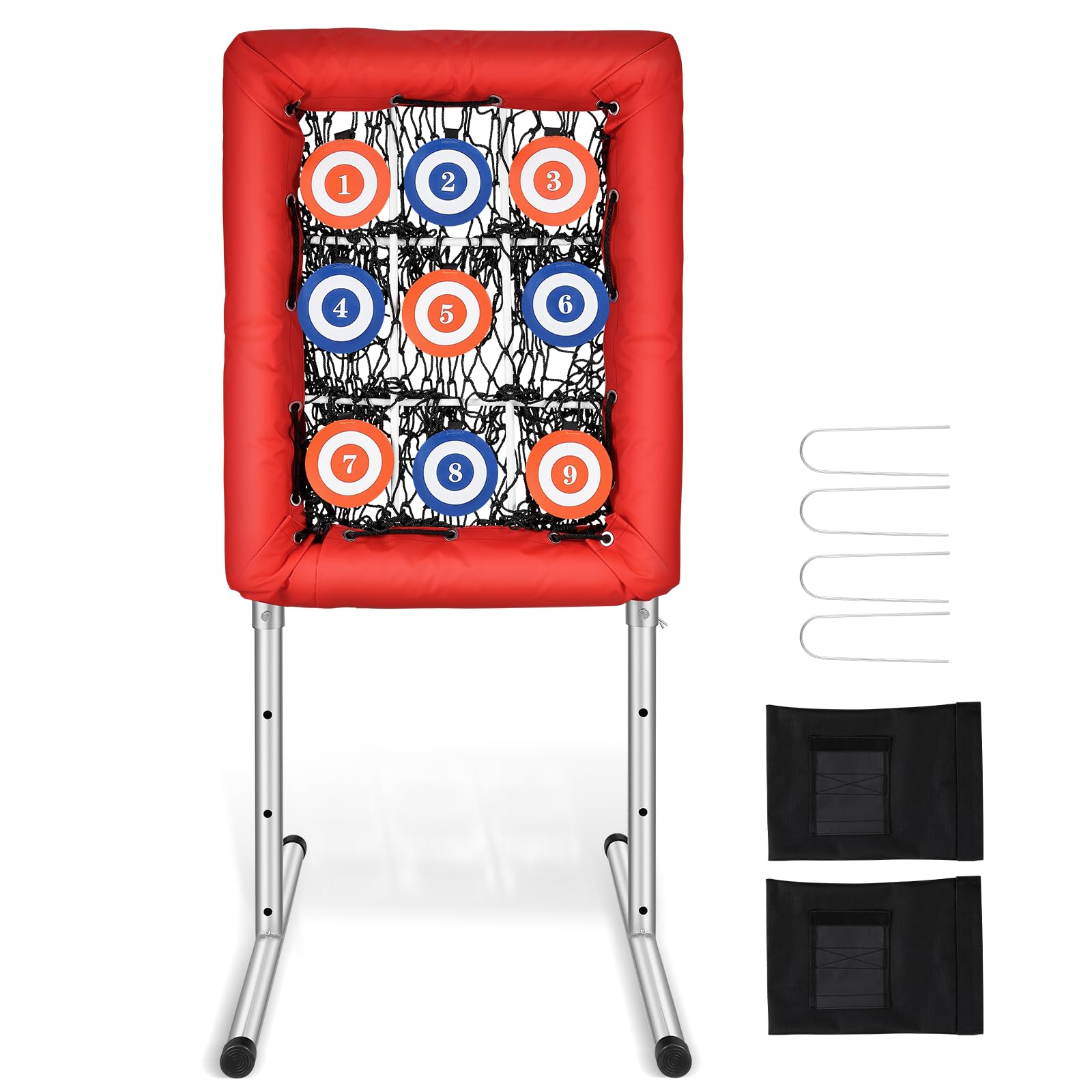 Snapklik.com : Newhai 9 Hole Pitching Net 9 Grid Pitching Target Strike ...