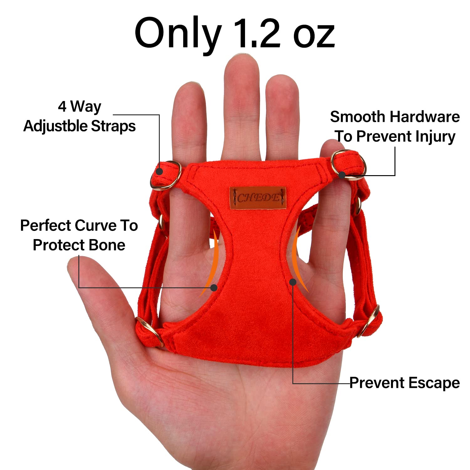 Snapklik.com : CHEDE No Pull Puppy Harness And Multifunction Dog Leash ...
