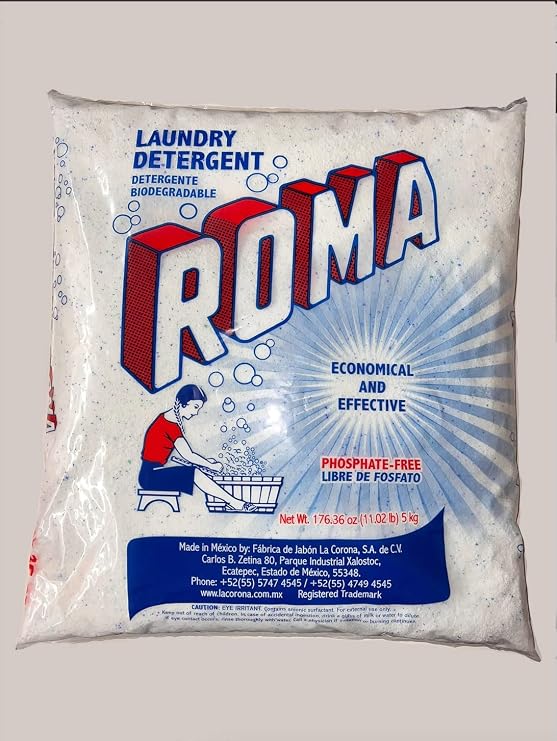 Amazon.com: Roma Laundry Powder Detergent- 11LBS : Health & Household