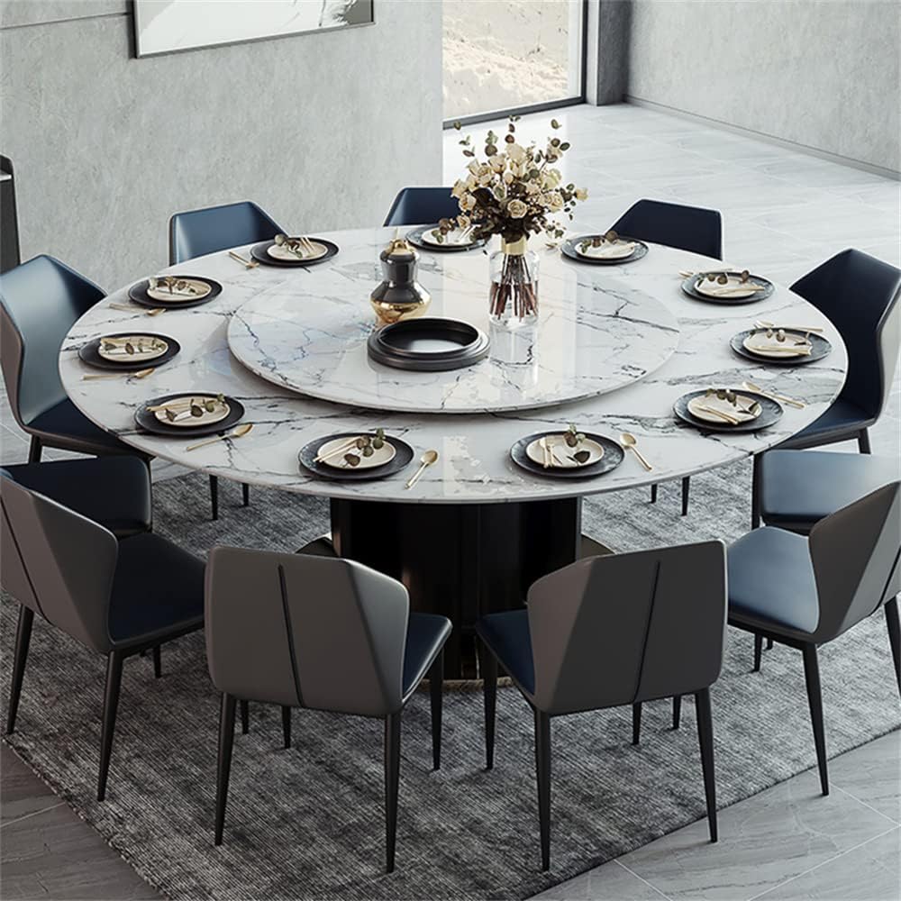 Amazon.com - BAYCHEER Round Dining Table Modern Kitchen Table with ...