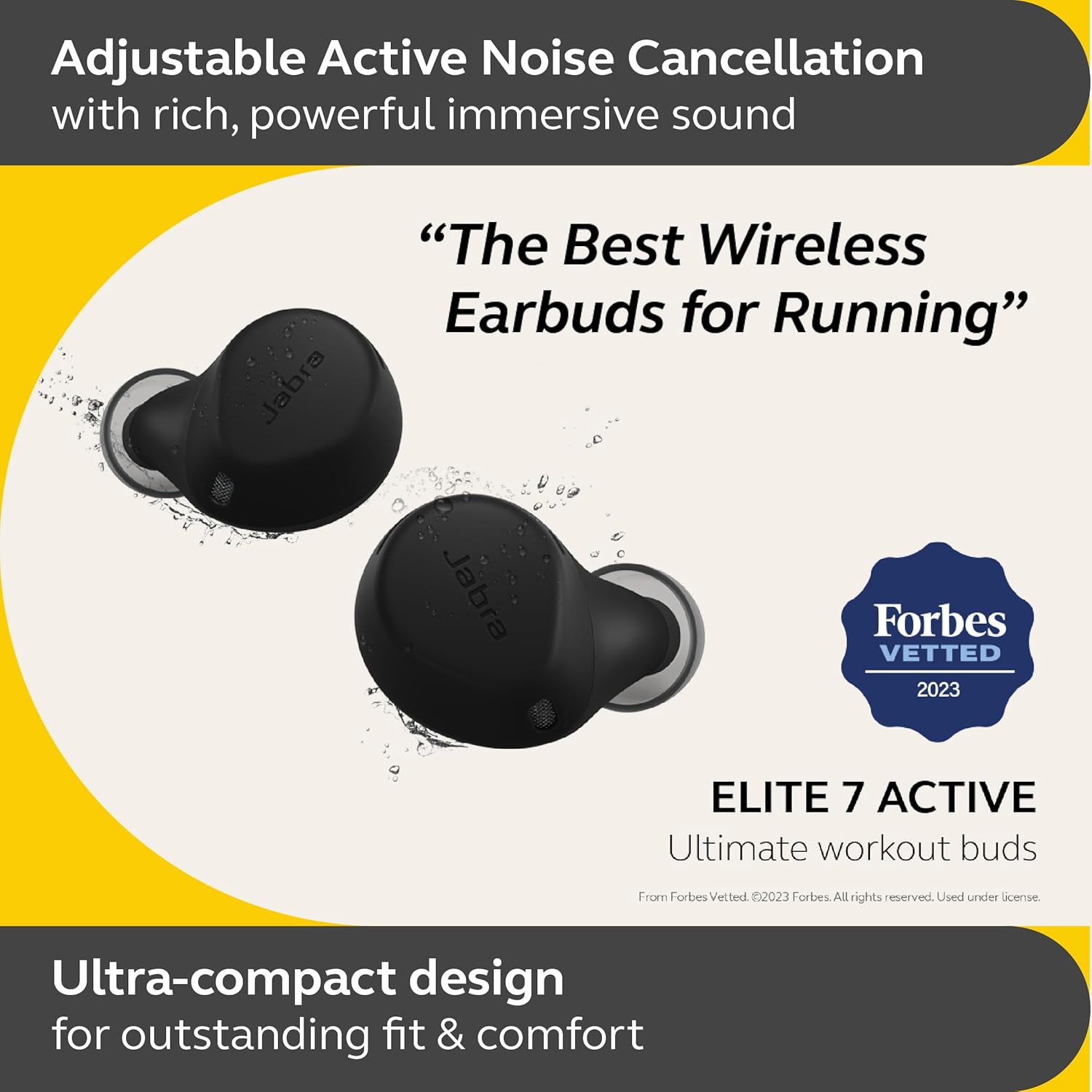 Jabra Elite 7 Active in-Ear Bluetooth Earbuds - True Wireless Sports ...