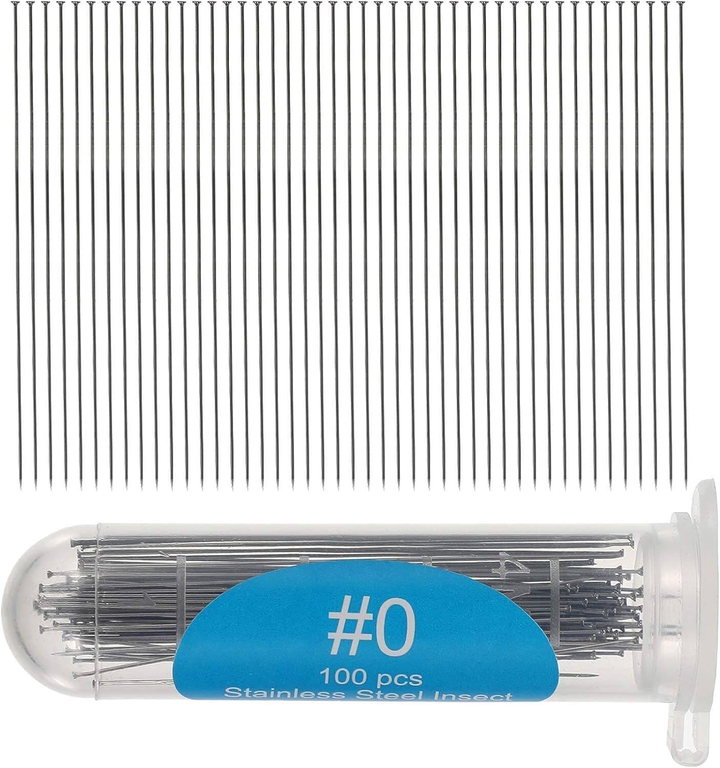 100pcs Stainless Steel Specimen Pin Collection Needles Specimen ...