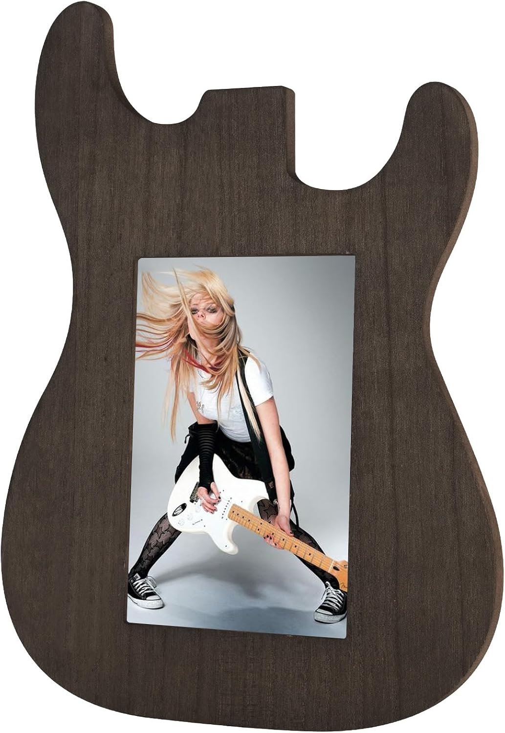 Amazon.com - Electric Guitar Body Shaped Picture Frame,Music Theme ...