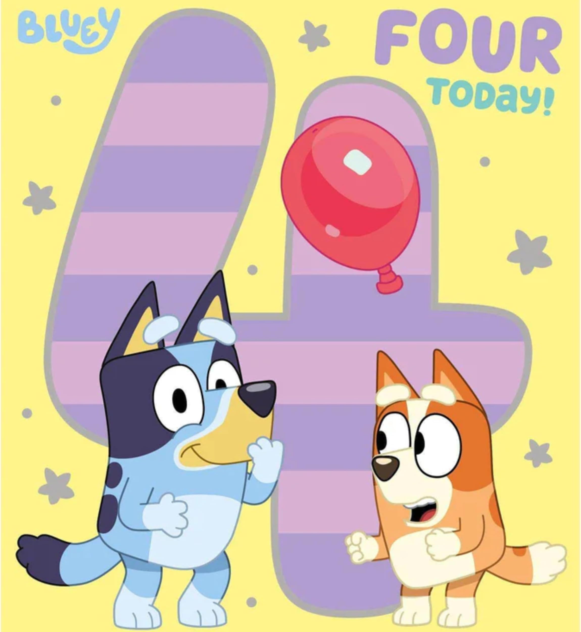 Bluey Birthday Card, Birthday Card for Child, Child Happy Birthday Card ...
