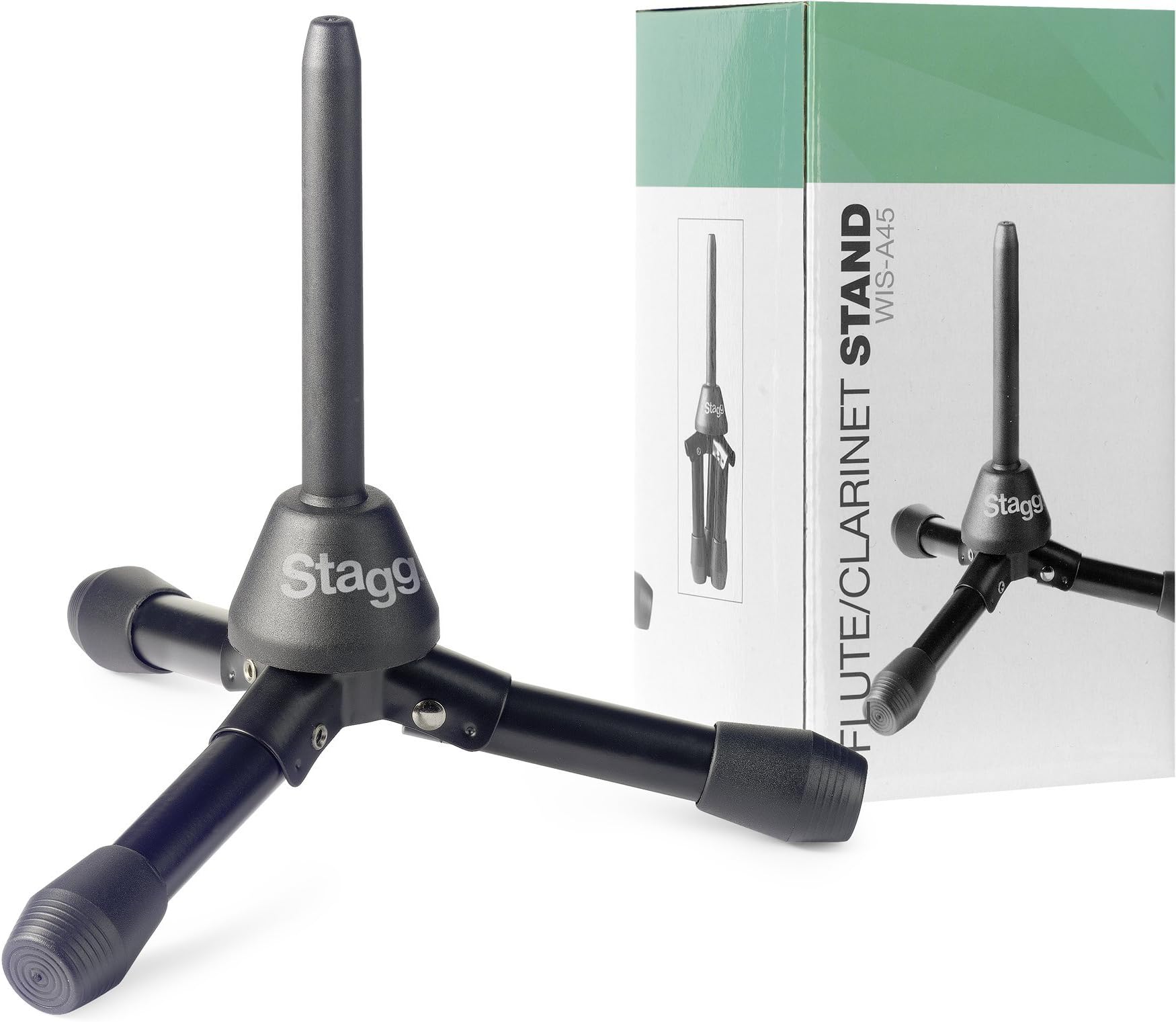Amazon.com: Stagg WIS-A45 Foldable Stand for Flute or Clarinet ...
