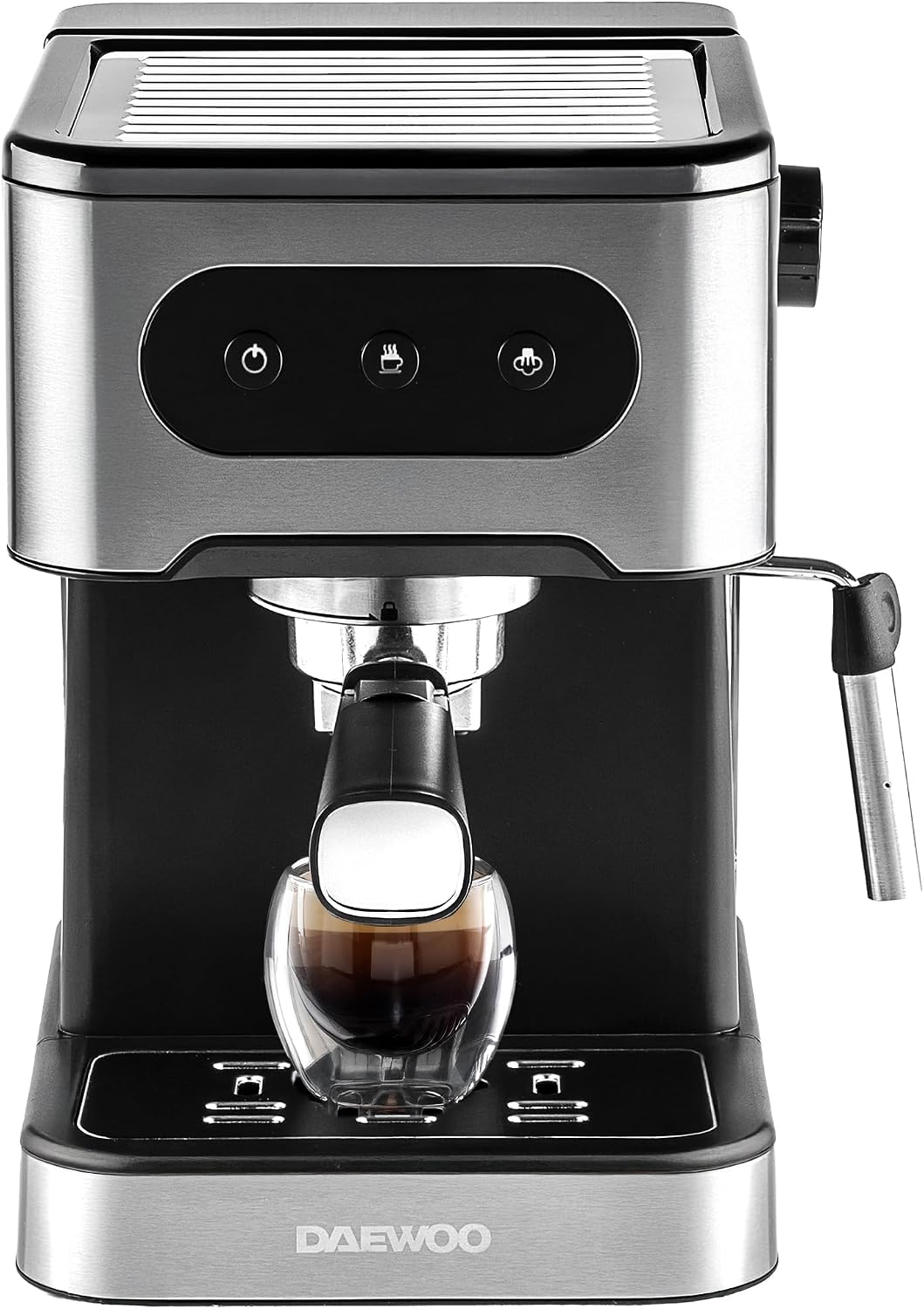Daewoo 20bar Espresso Coffee Maker With Steam Wand, Barista Quality ...