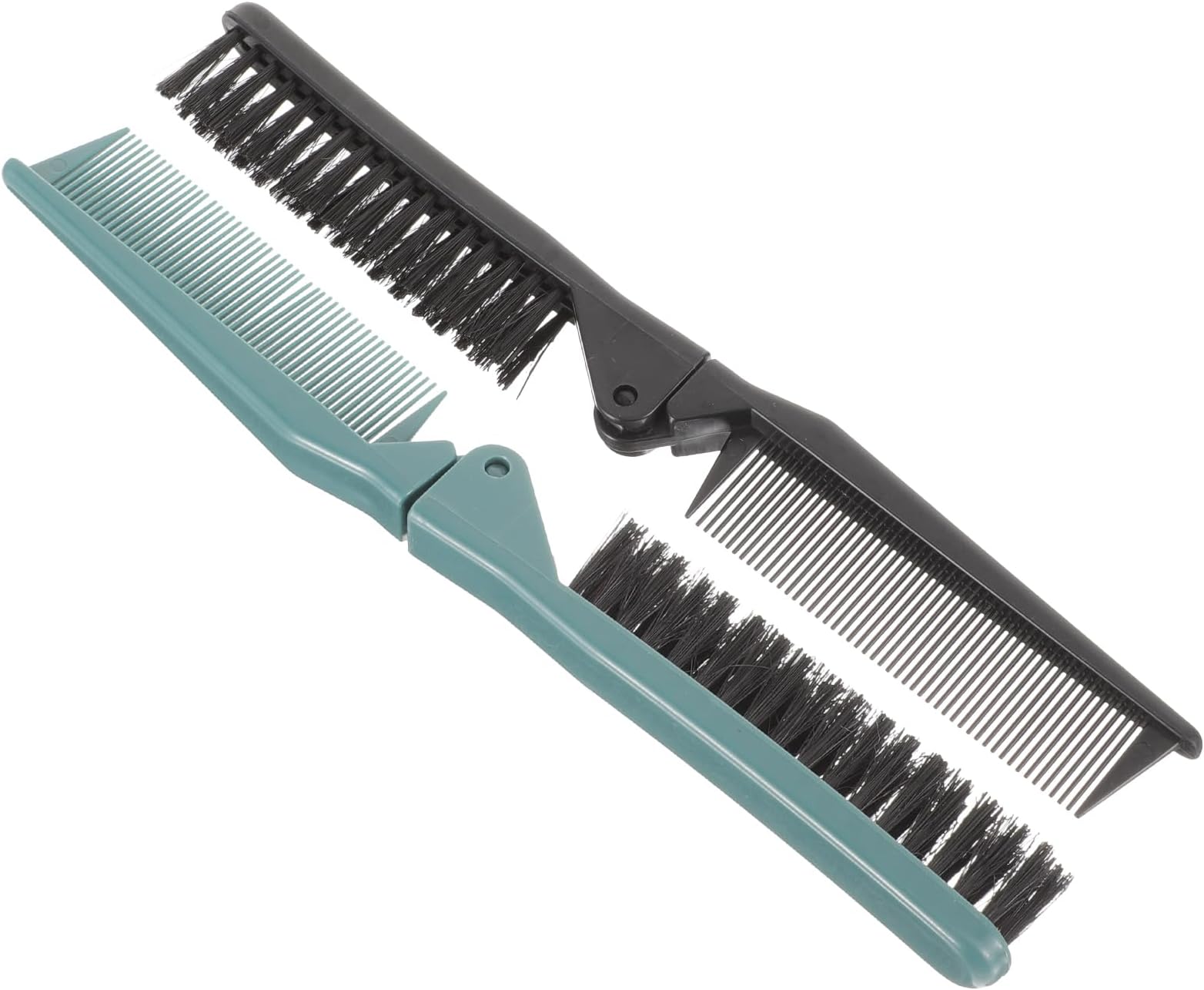 Amazon.com : 2pcs Double Teeth Folding Comb for Teasing and Hair ...