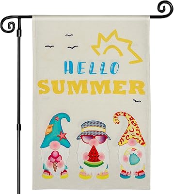 Amazon.com : Hello Summer Beach Garden Flag 12x18 Vertical Double Sided ...
