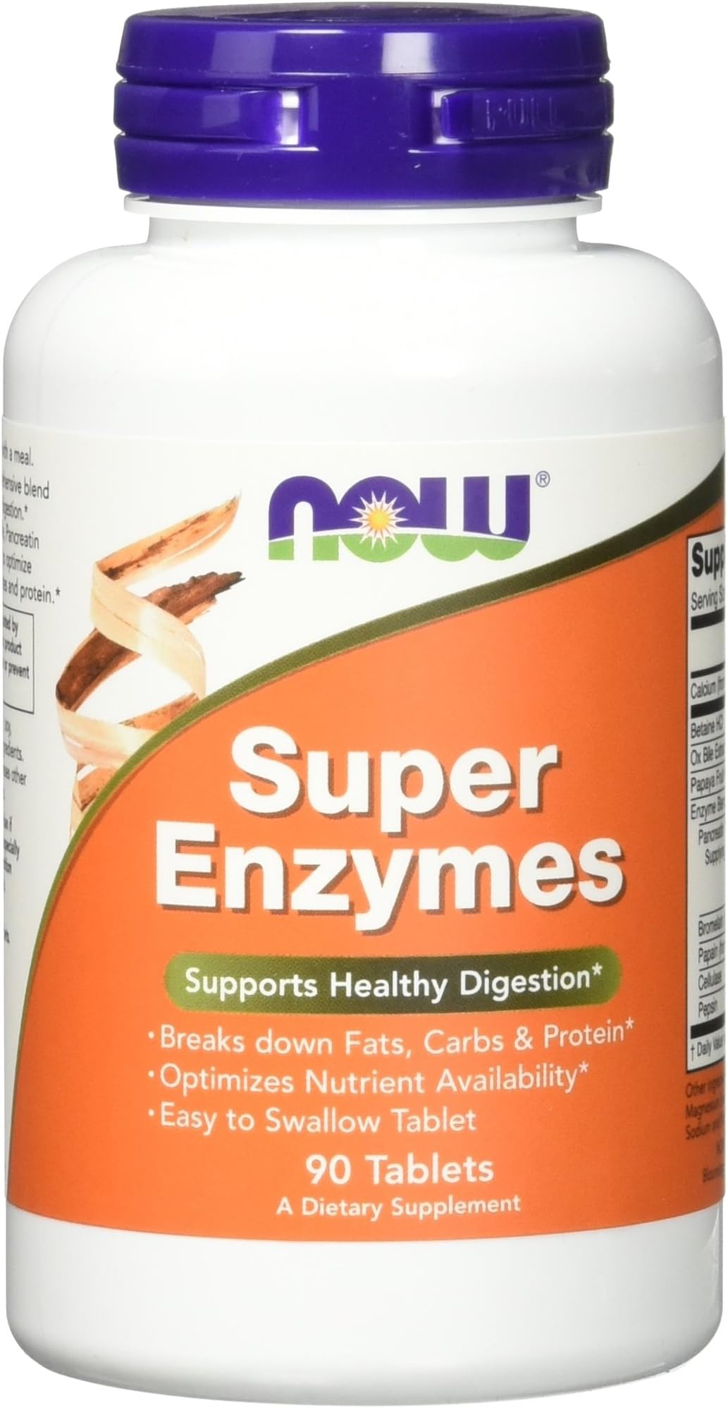 Amazon.com: NOW Super Enzymes, 90 Tablets (Pack of 2) : Health & Household