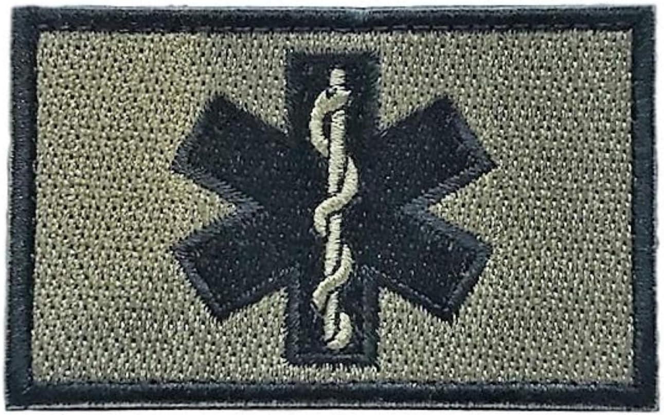 Amazon.com: Paramedic Snake on Cross Medical Tactical Patch w/Hook ...