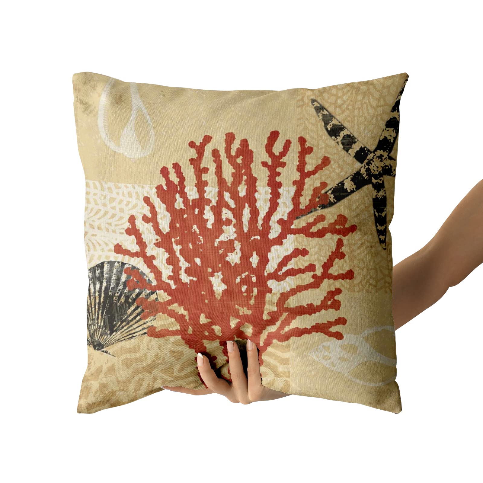 Design With Coral Throw Pillows