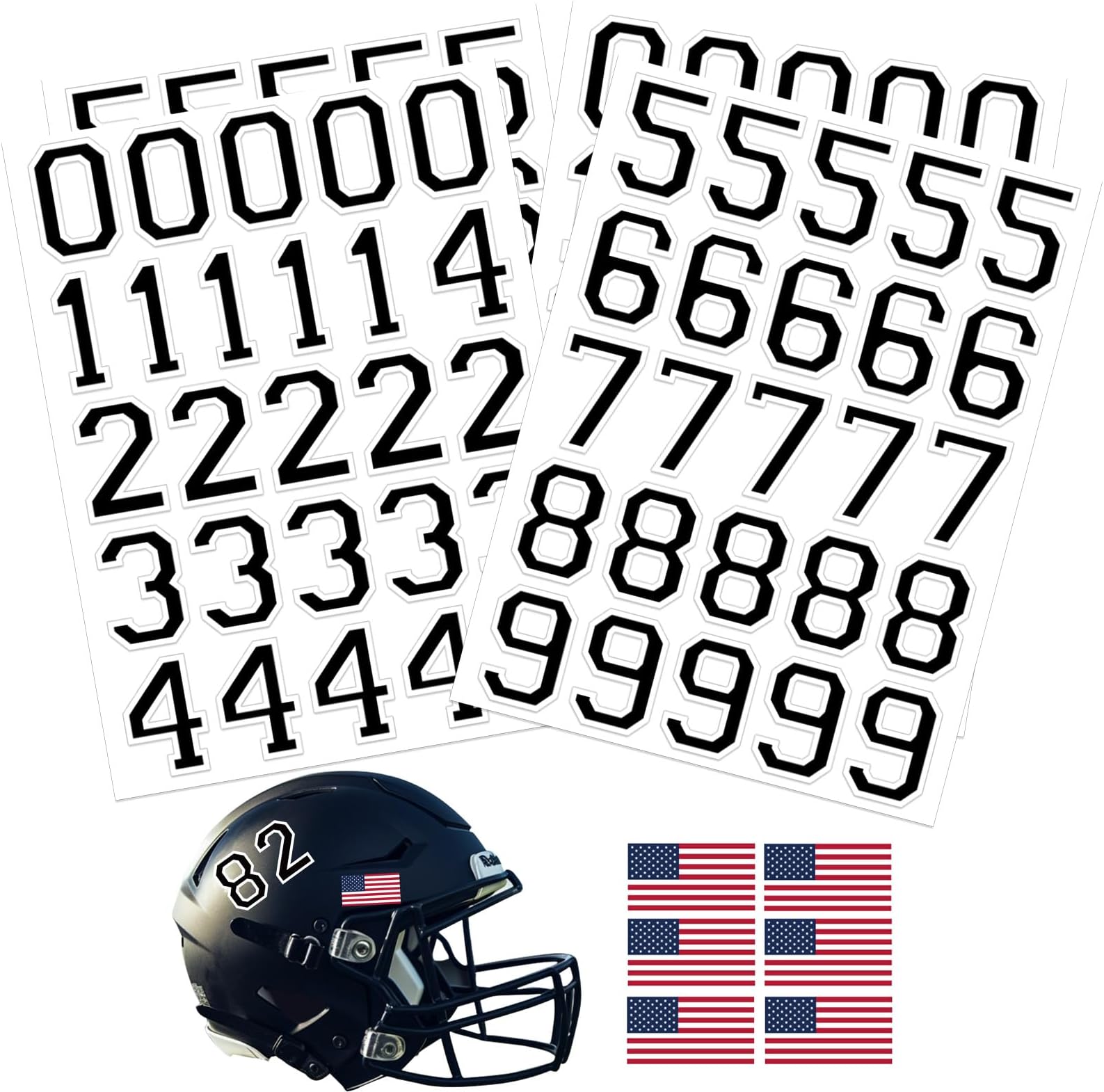 Amazon.com: JRS Decals Baseball Softball Player Bat Knob and Helmet ...