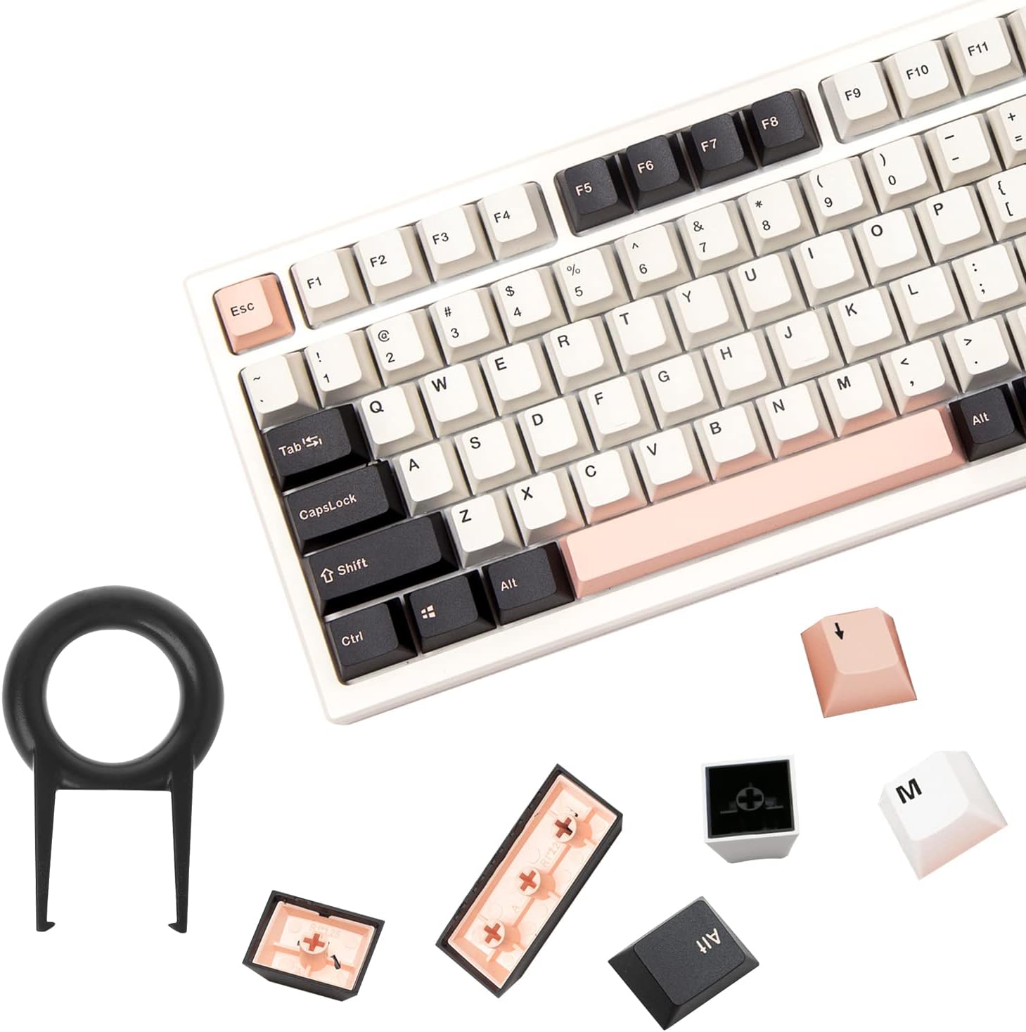 JOLINTAL PBT Double Shot Keycaps, 168 Keys Custom Cherry Profile ...