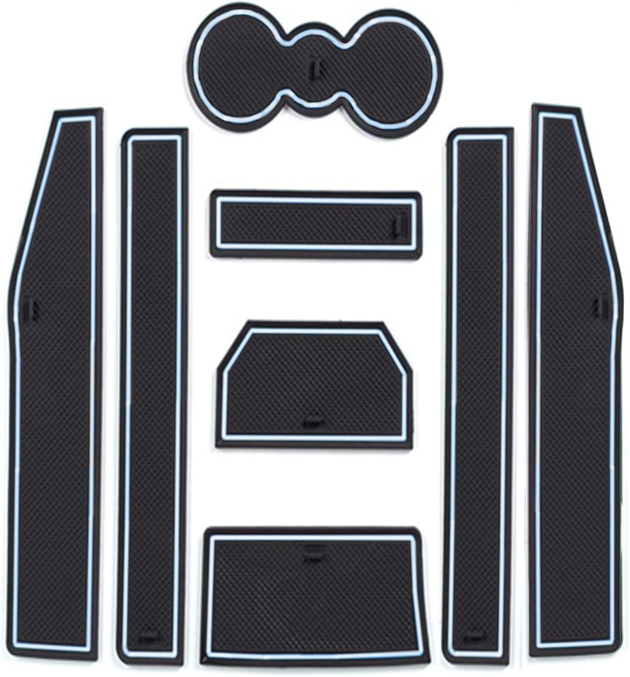 BMTick 1 Set Cup Holder Mats and Inserts for the Range Rover Evoque ...