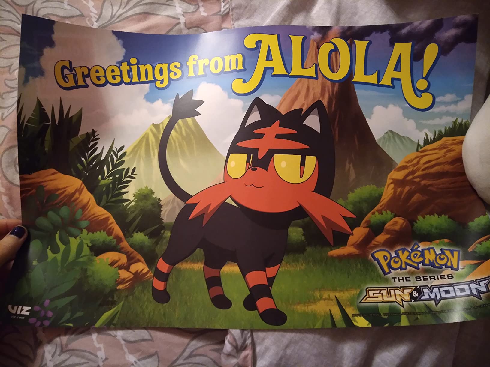 POKEMON SUN & MOON The Series 11"x17" D/S Original Promo Poster SDCC ...