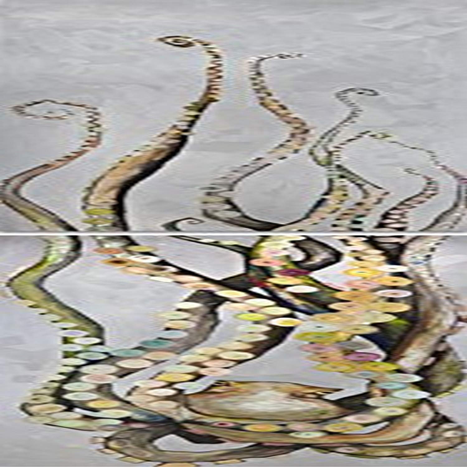 GreenBox Art + Culture Octopus Diptych by Eli Halpin Canvas Wall Art ...