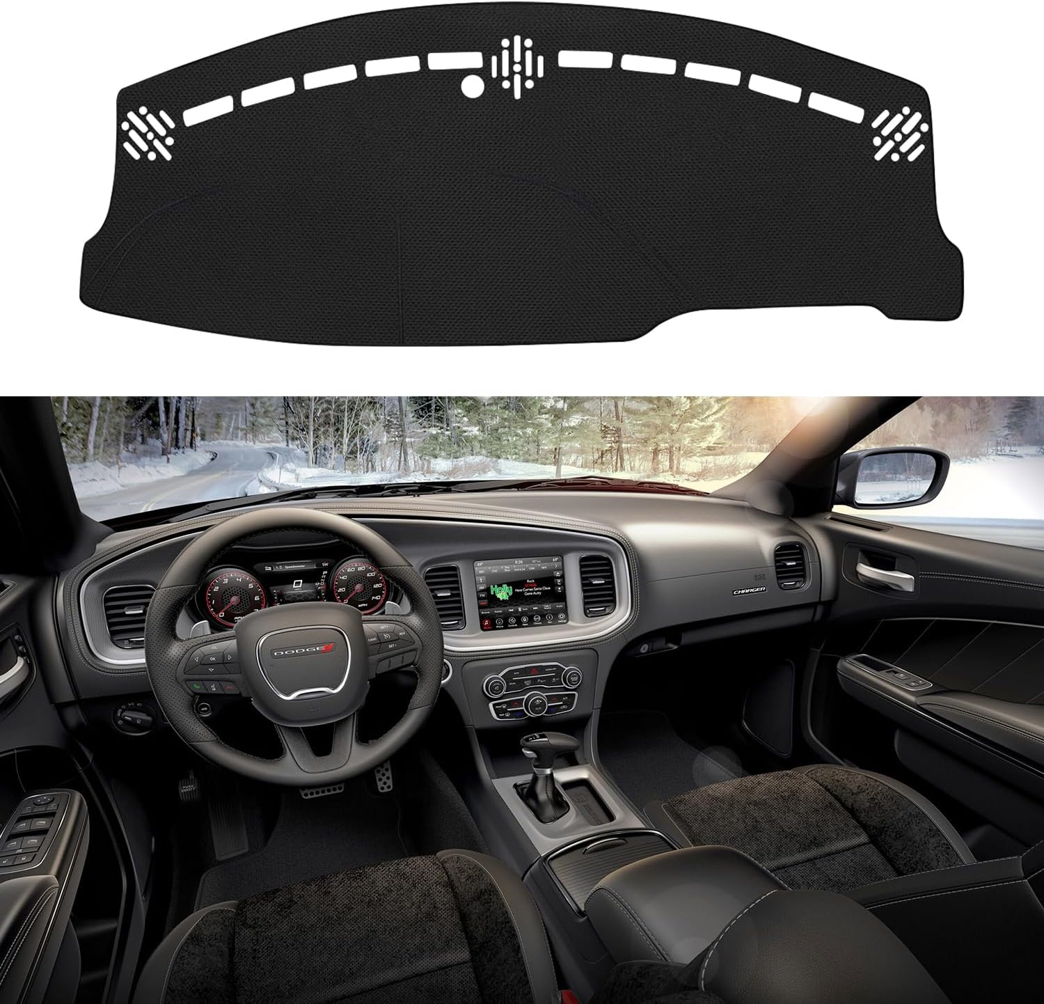 Amazon.com: VAFMOLEI Dashboard Dash Cover Mat for Dodge Charger 2011 ...