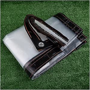 Amazon.com: Clear Tarpaulin 0.12mm Dustproof Rainproof Tarpaulin ...