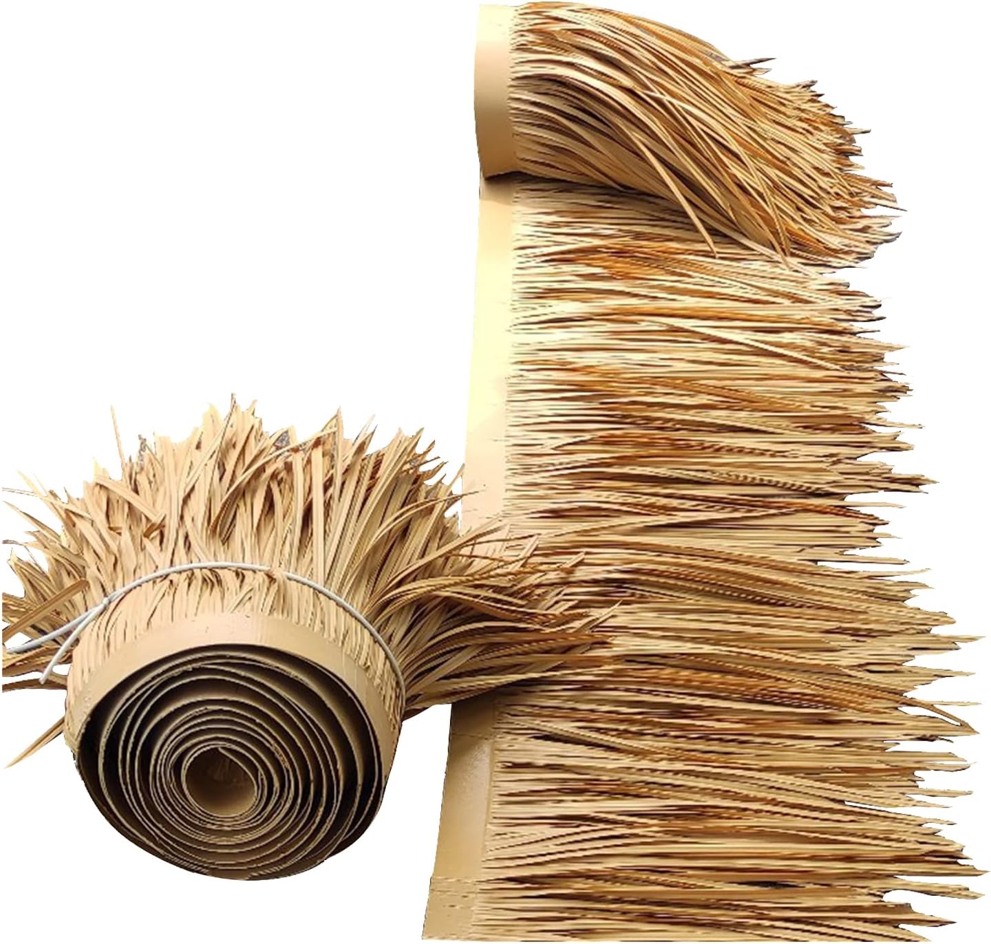 RUMENT Tiki Thatch Roof Simulation Thatch Tile Fake Straw Artificial ...