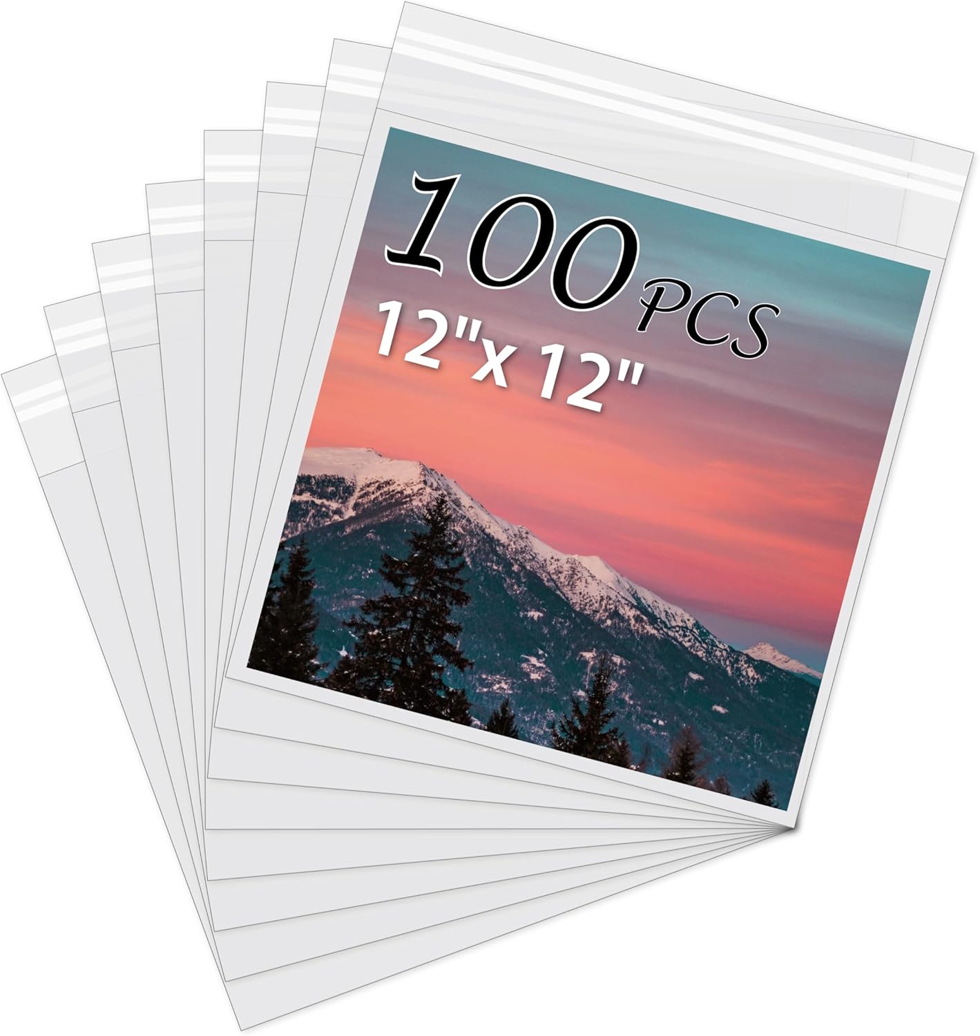Amazon.com: Somime Acid-Free Picture Sleeves, 100Pack Crystal Clear ...