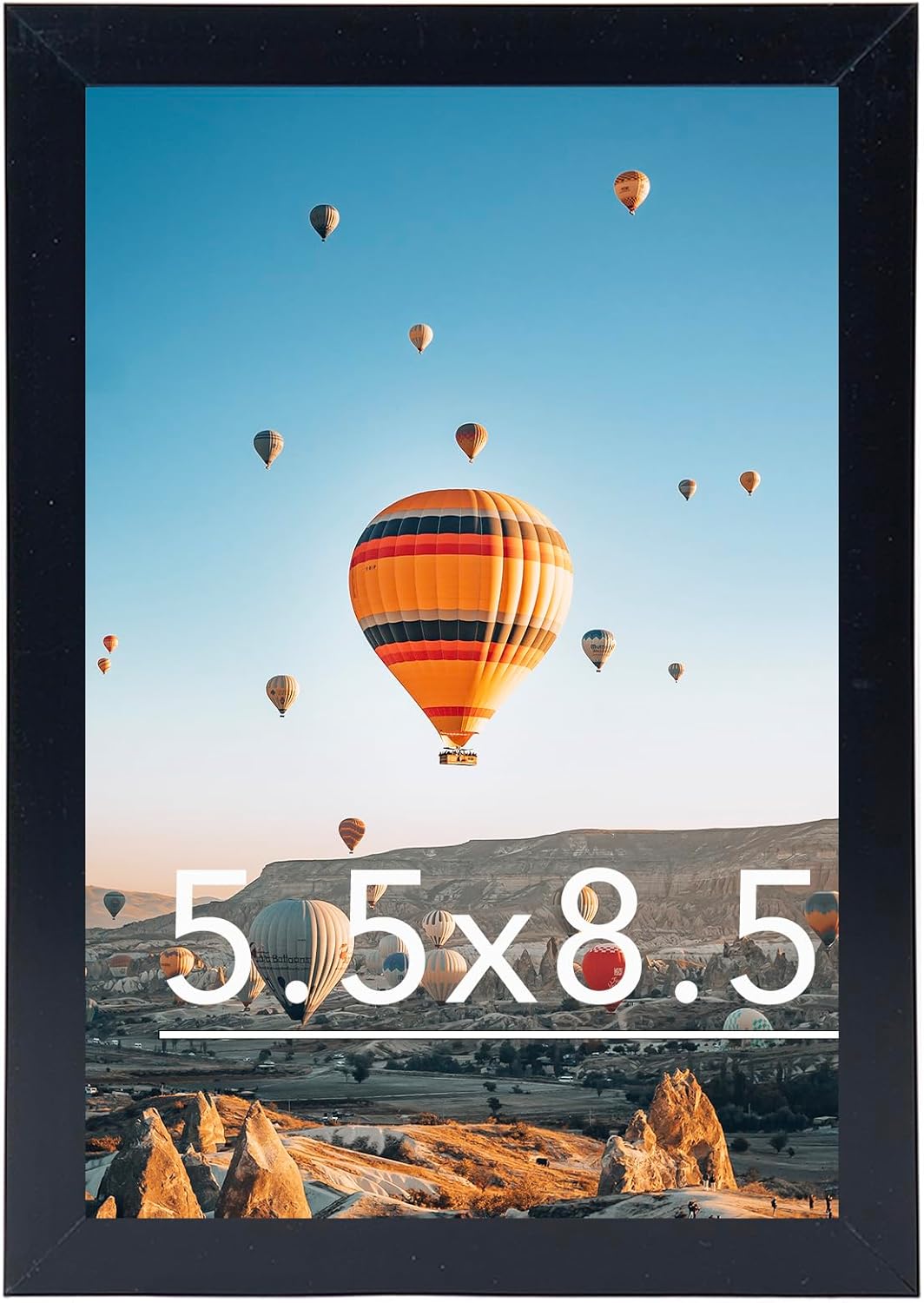 Amazon.com - JCJMY 5.5x8.5 Picture Frame Black for Wall Hanging or ...