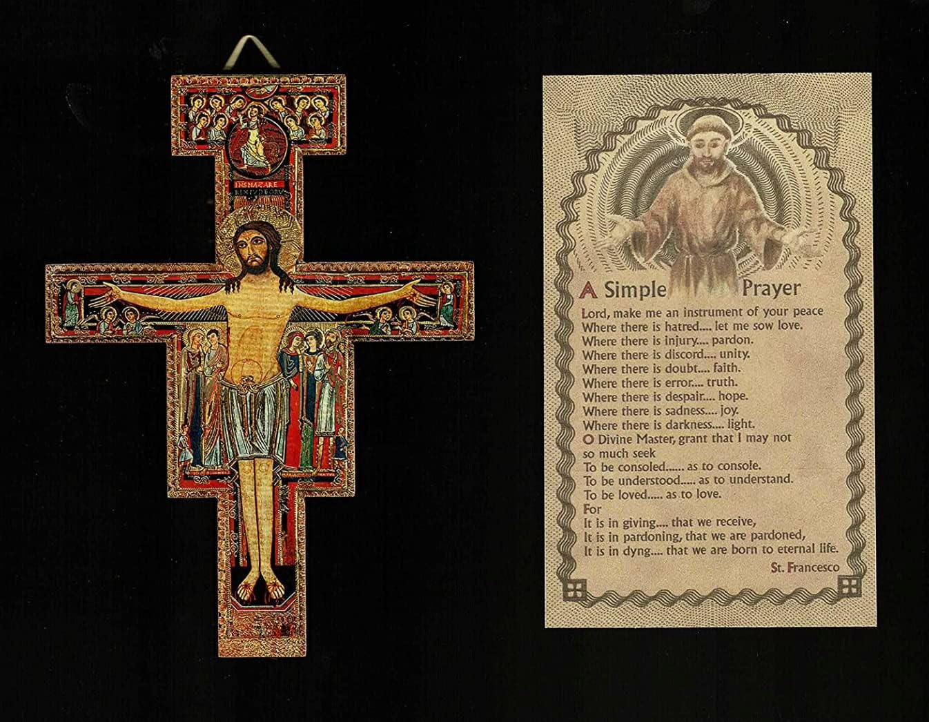 6 San Damiano Cross Crucifix with St. Francis of Philippines | Ubuy