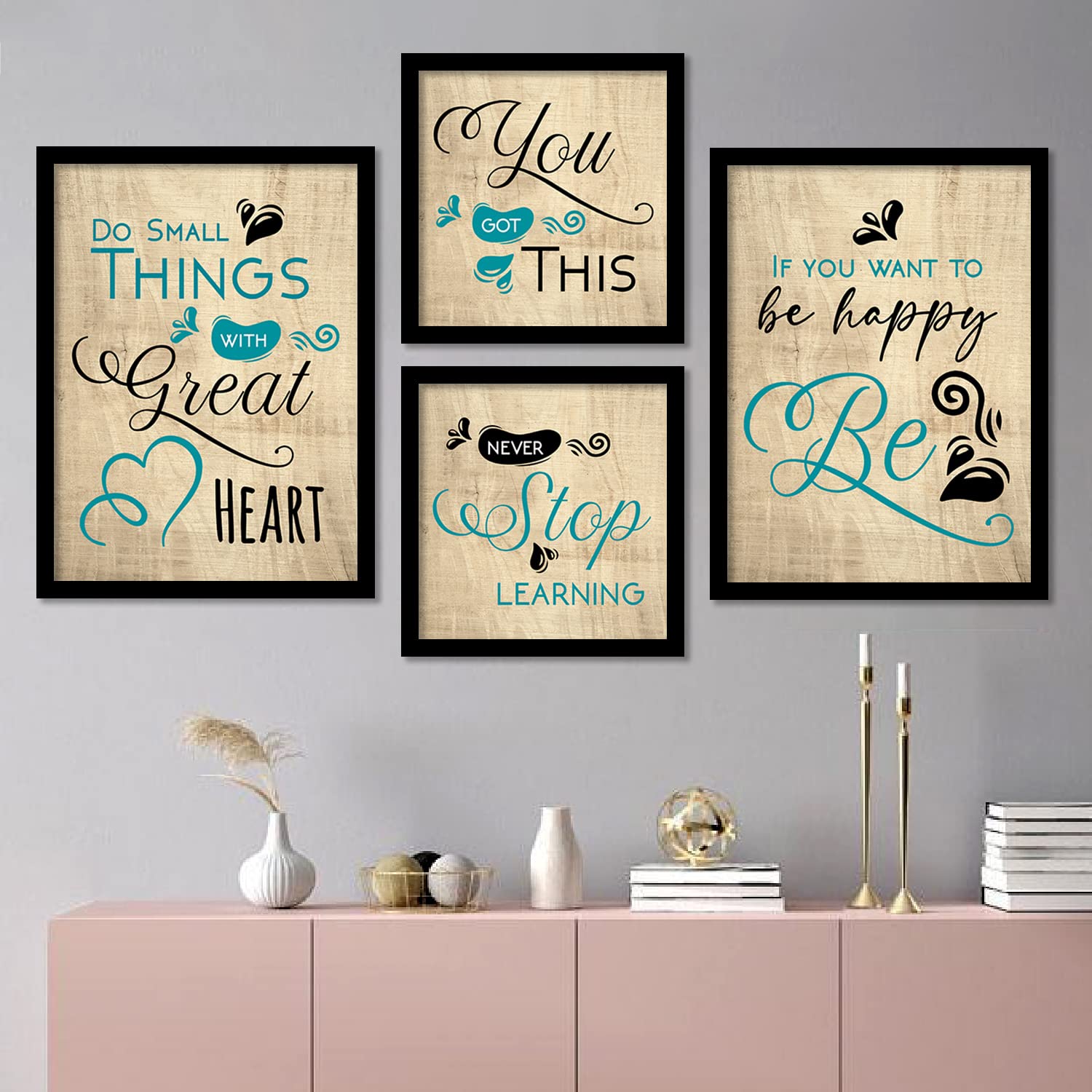 kotart Wood - Motivational Quotes Wall Frame For Decoration - Framed ...