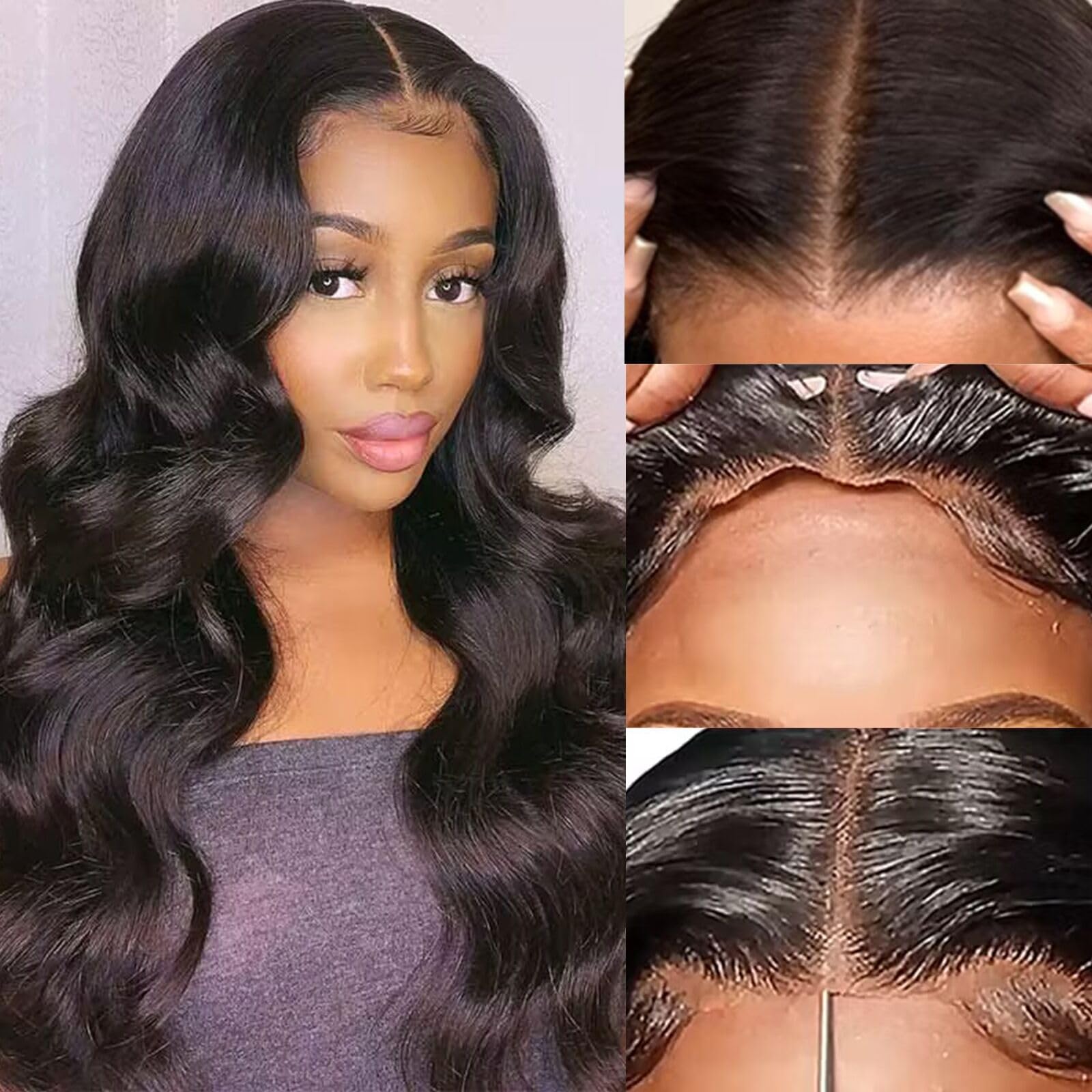Amazon.com : 9x5 Wear and Go Glueless Wigs Human Hair Pre Plucked Pre ...