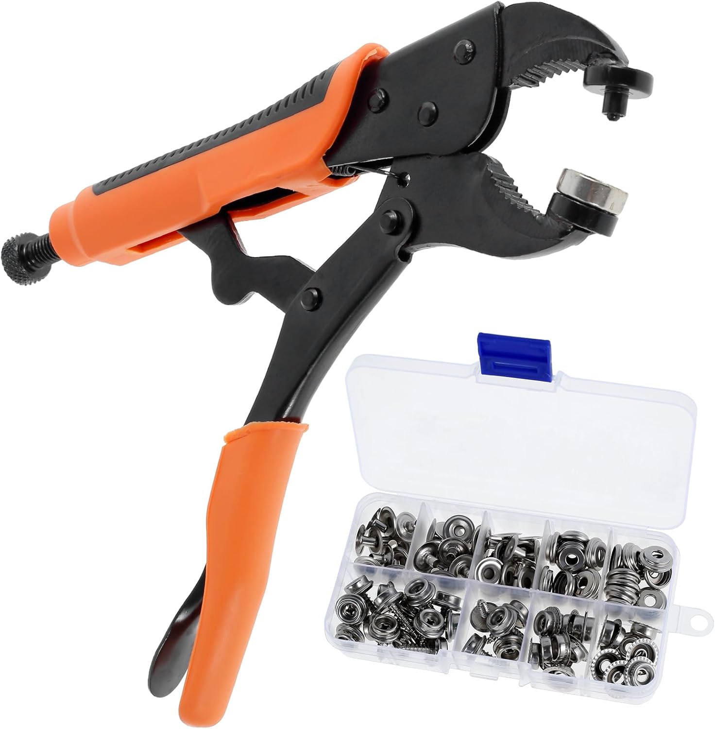 Amazon.com: Heavy Duty Snap Fastener Tool, Adjustable Snap Setter Tool ...