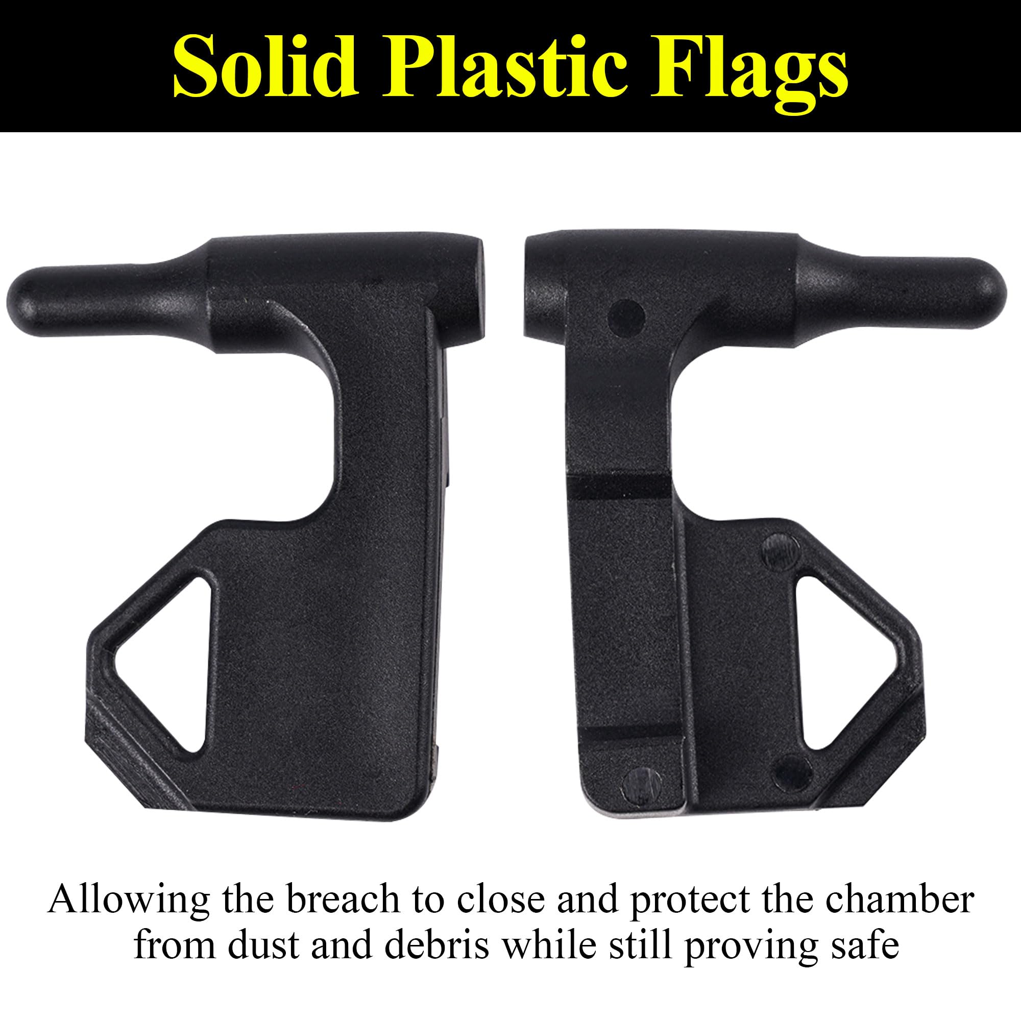 Snapklik.com : 2PCS Universal Chamber Safety Flags - Pistol Chamber Flag