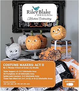 Amazon.com: Riley Blake Machine Embroidery Patterns: Digital Design ...