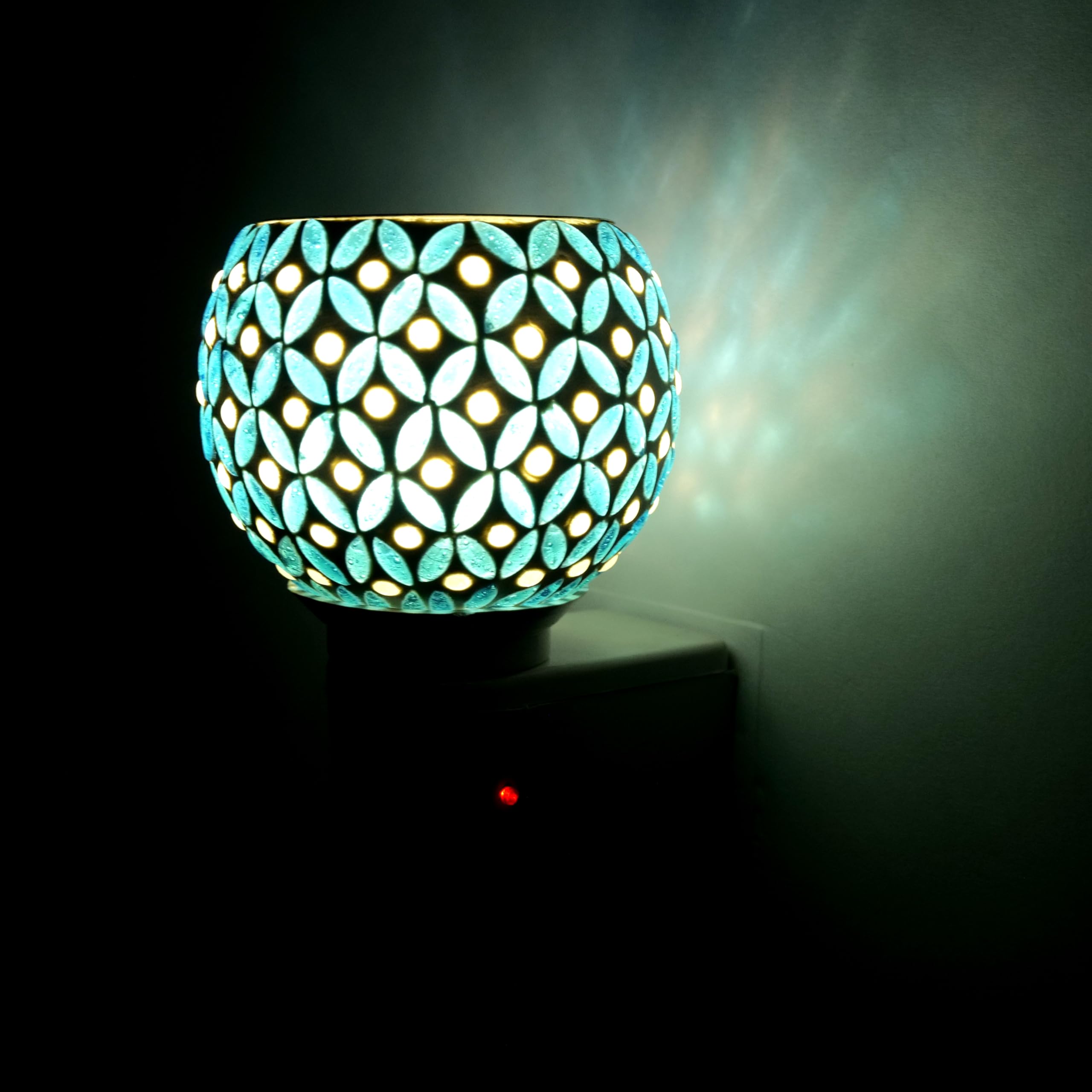 LunaCraze (09) Ceramic Aroma Diffuser | Kapoor Dani Night Lamp Multi ...