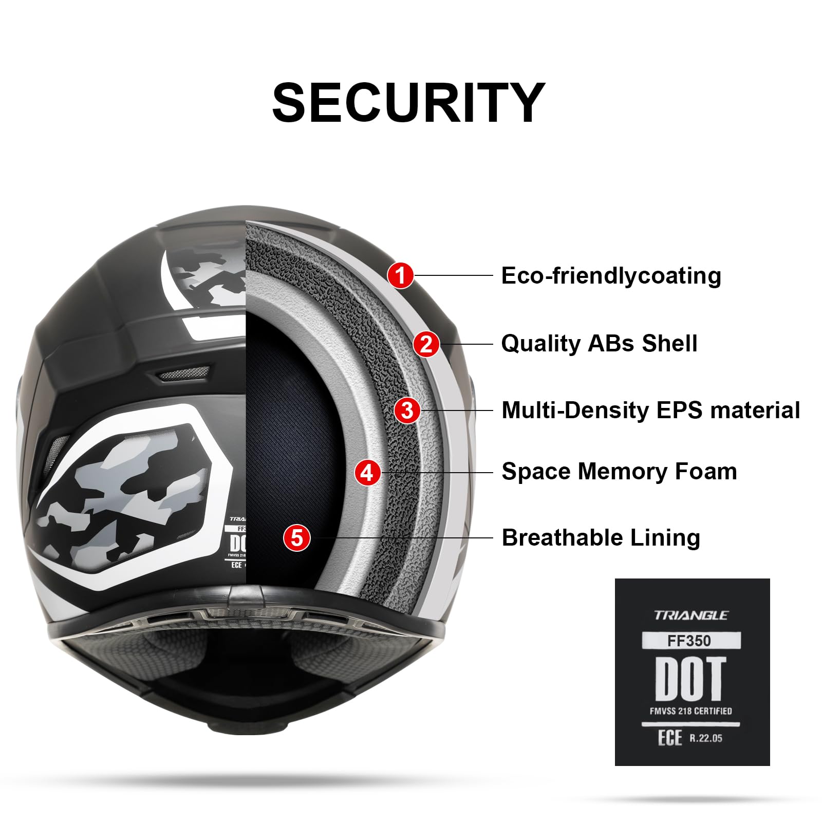 Snapklik.com : TRIANGLE Full Face Motorcycle Helmets For Men And Women ...