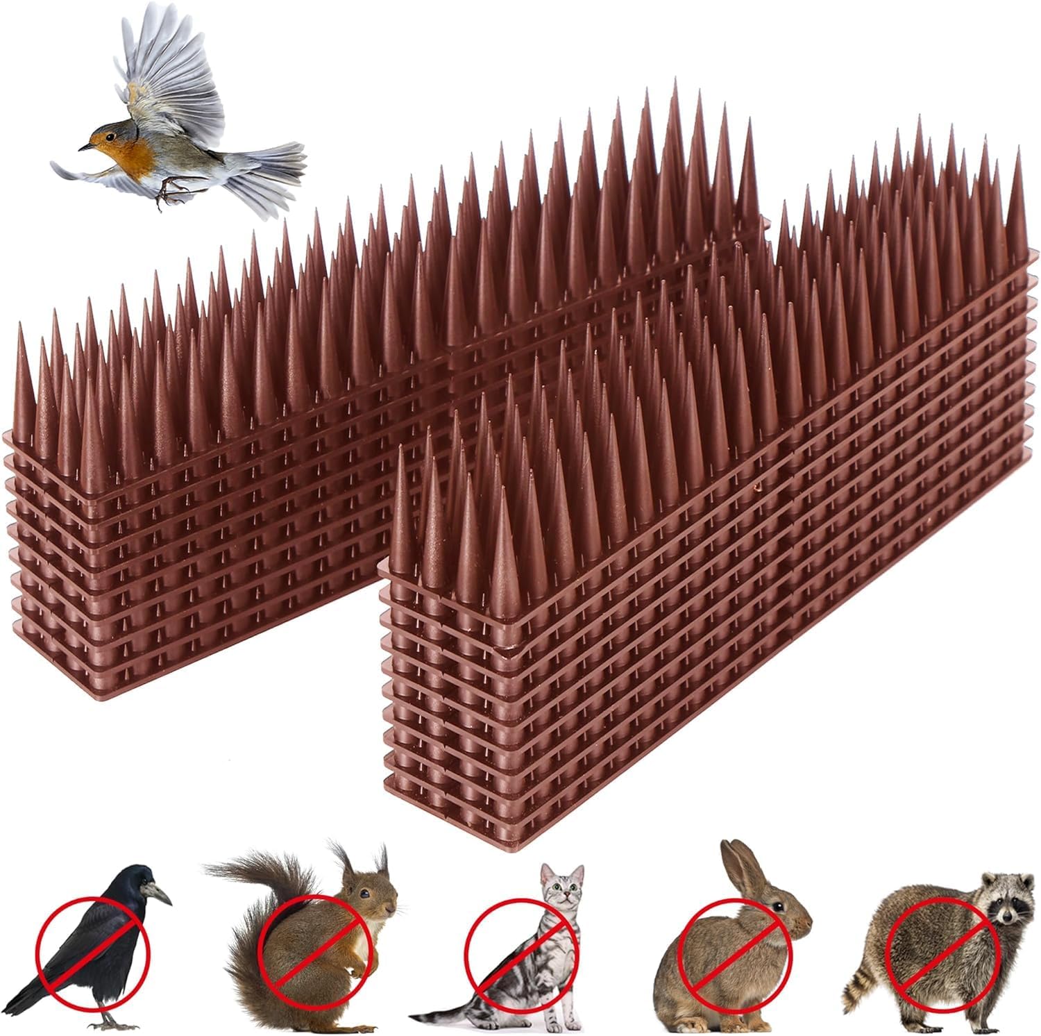 Amazon.com : Geetery 40 Pack Bird Spikes, Bird Spikes for Outside ...