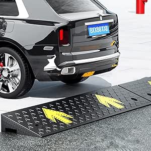 Amazon.co.jp: Step Ramp Hard Rubber Parking Lot Step Plate for Indoor ...