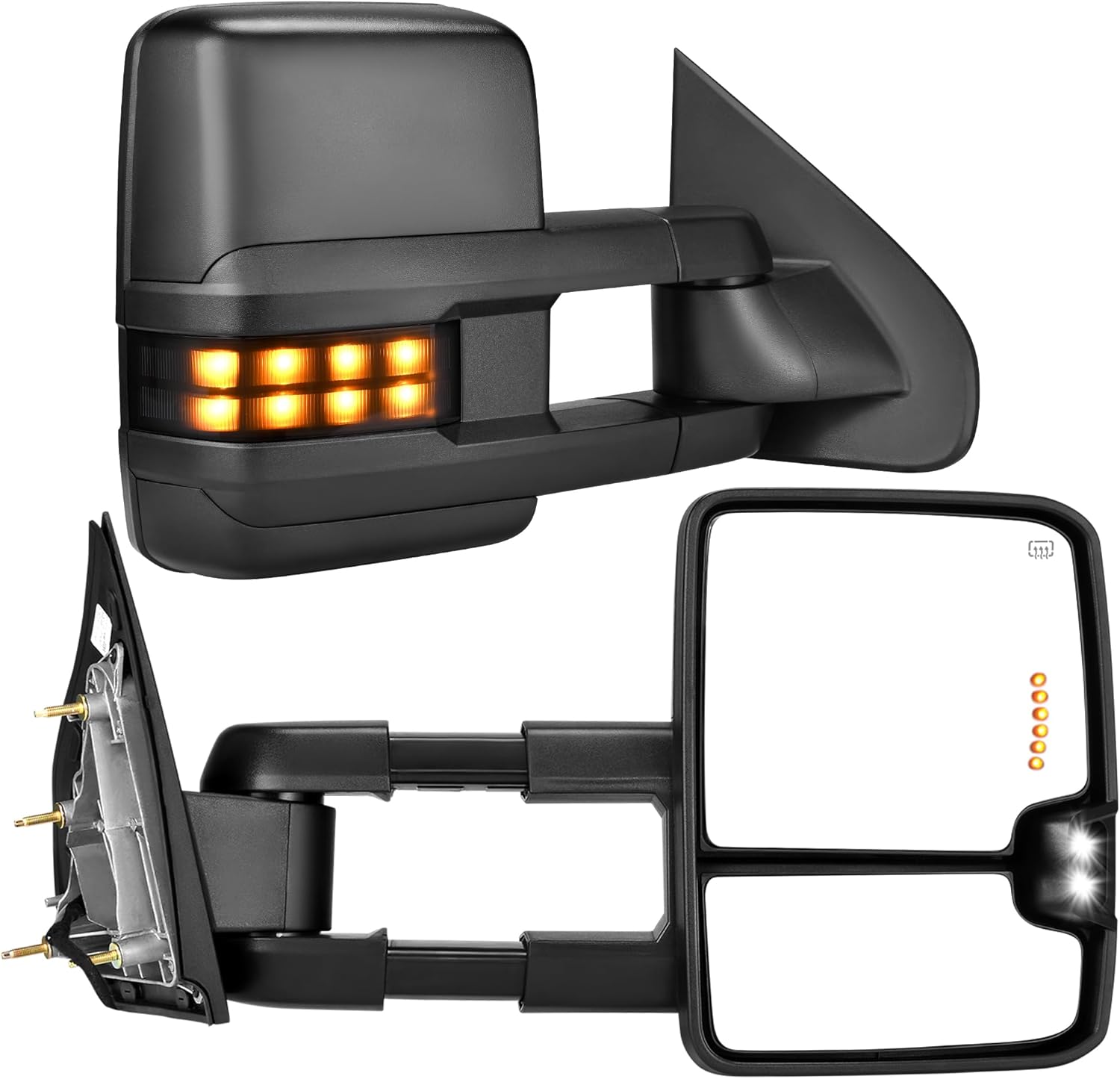 YITAMOTOR Tow Mirrors Compatible with 2014 2015 2016 2017 2018 ...