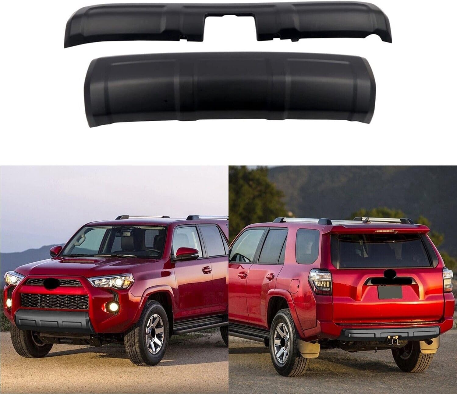 Amazon.com: for Toyota 4Runner 2014-2024 Front & Rear Matte Black ...