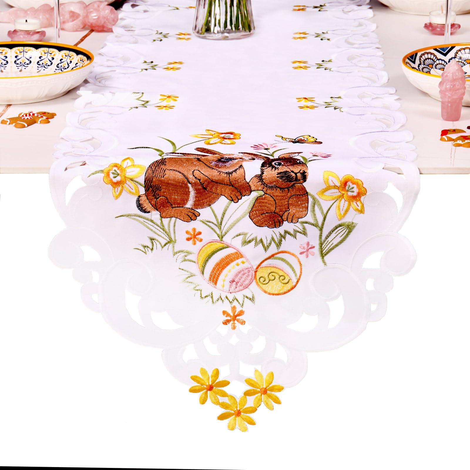 Snapklik.com : Spring Easter Table Runner