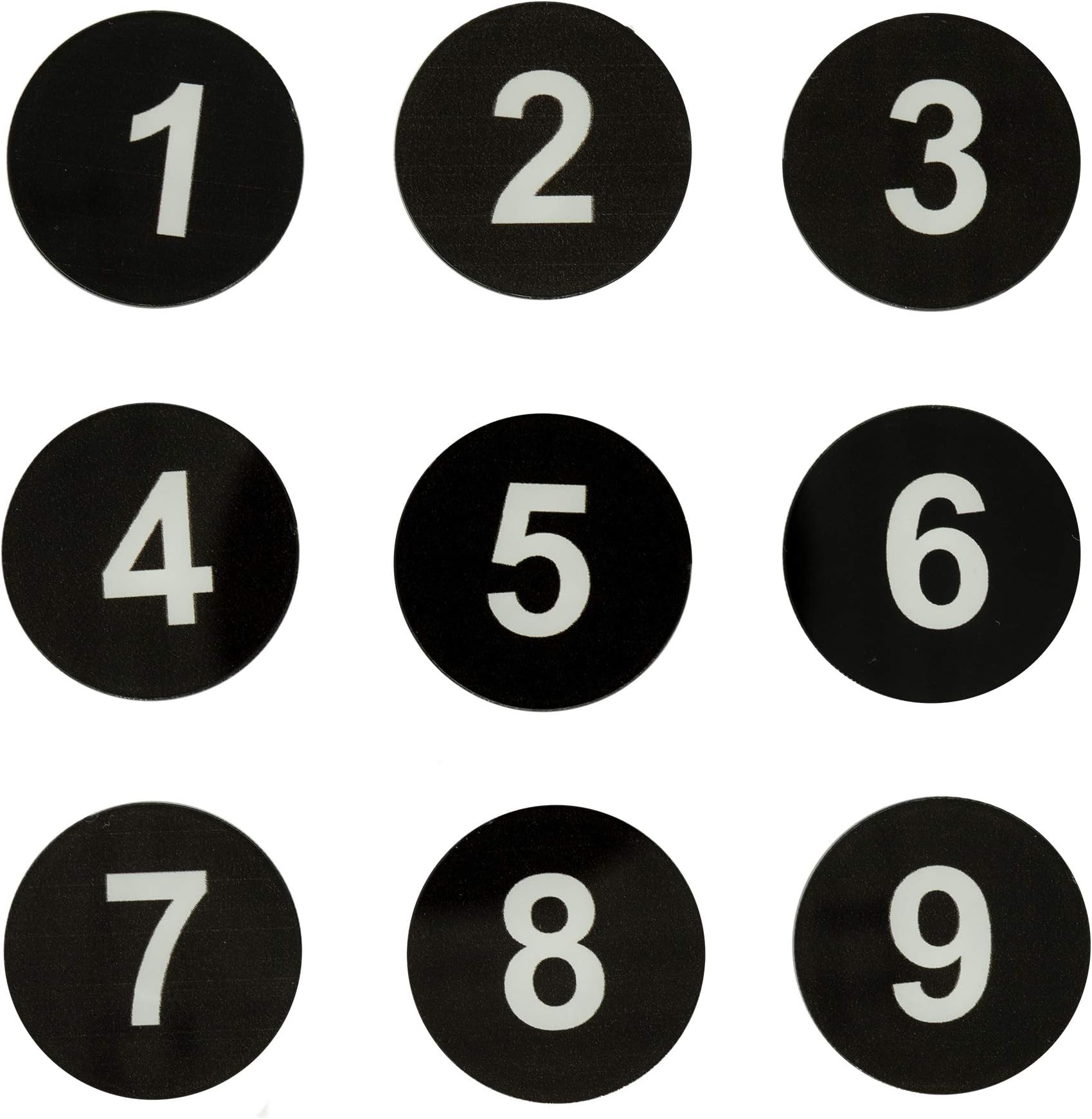 Round Locker Number Tag Sticker Room Number Door Sign with Self ...