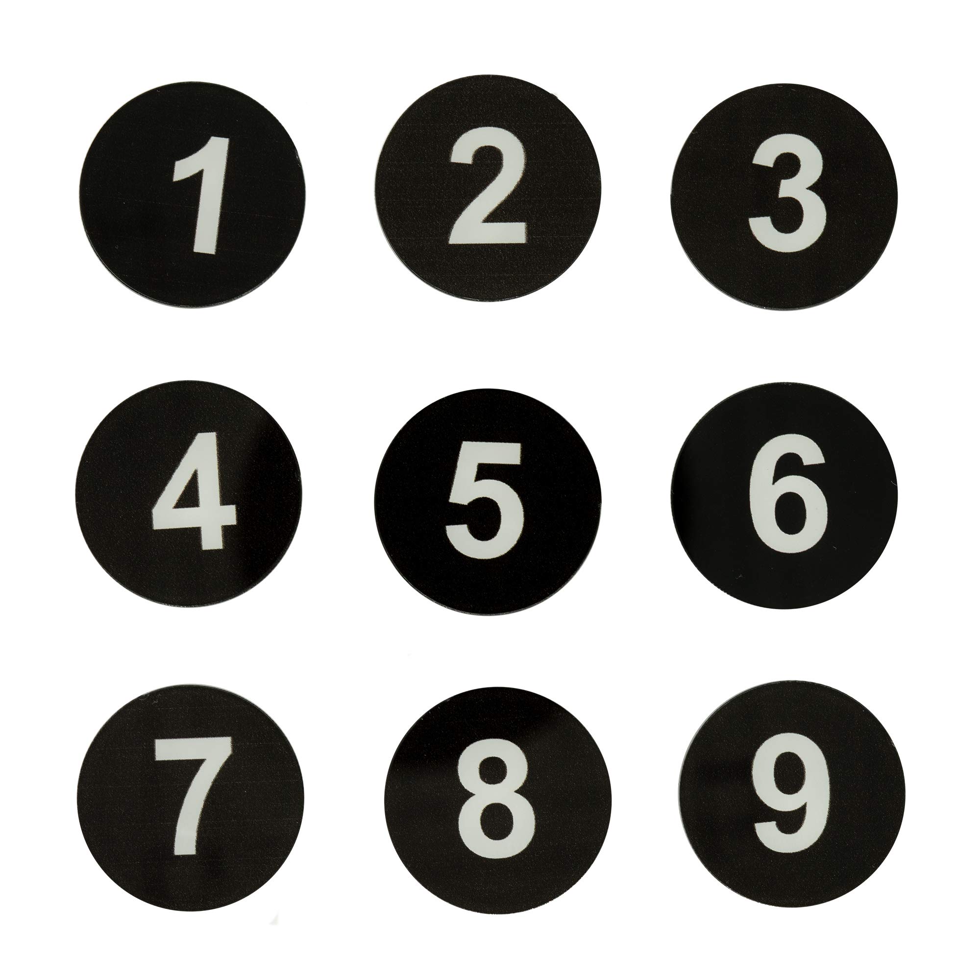 Round Locker Number Tag Sticker Room Number Door Sign with Self ...